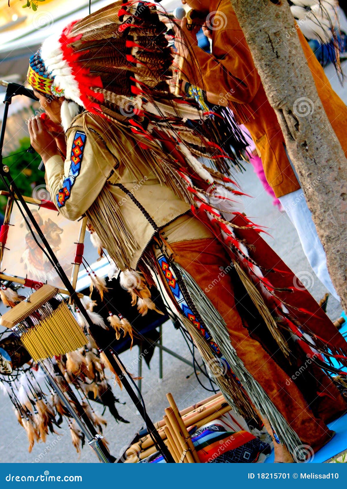 Native American Indian Group Play Music Editorial Photo - Image of ...