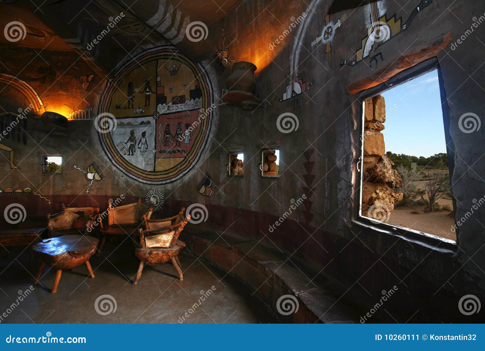 Native American Indian Interior Stock Image - Image of heritage ...