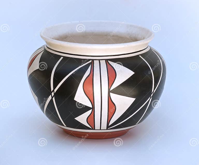 Native American Indian Pottery Stock Image - Image of native, terra ...