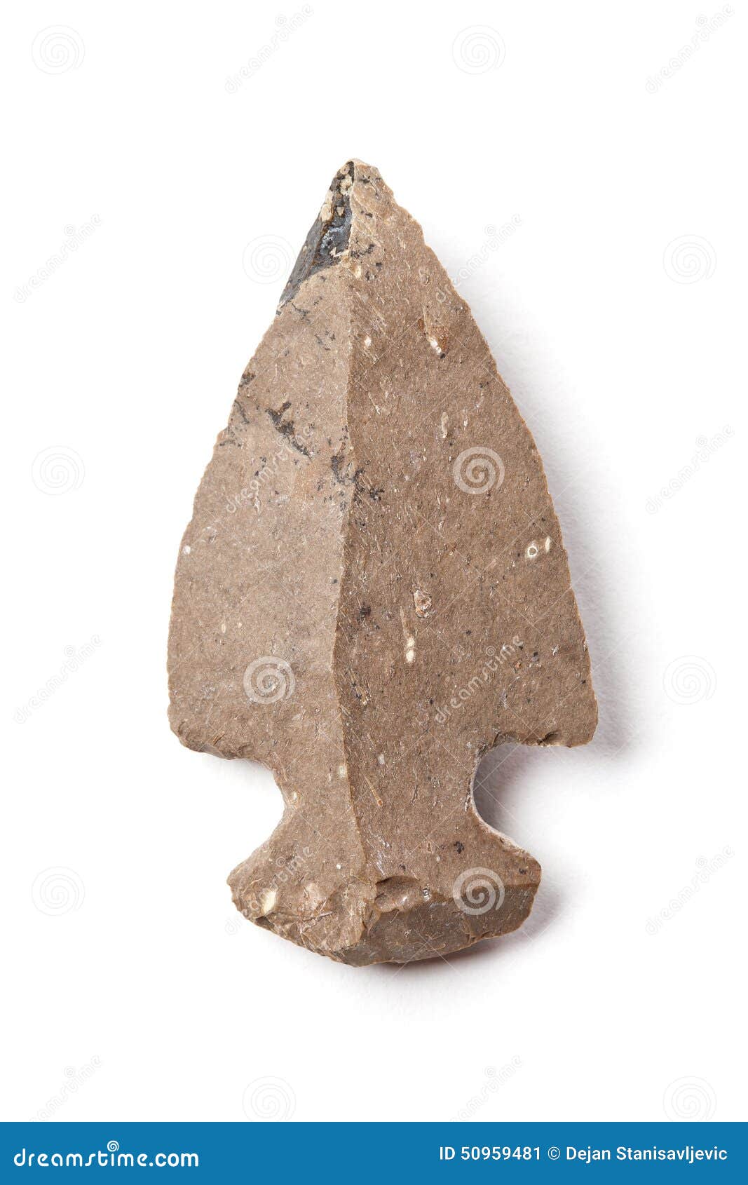 Native American Indian Stone Arrowhead Stock Image - Image of north ...