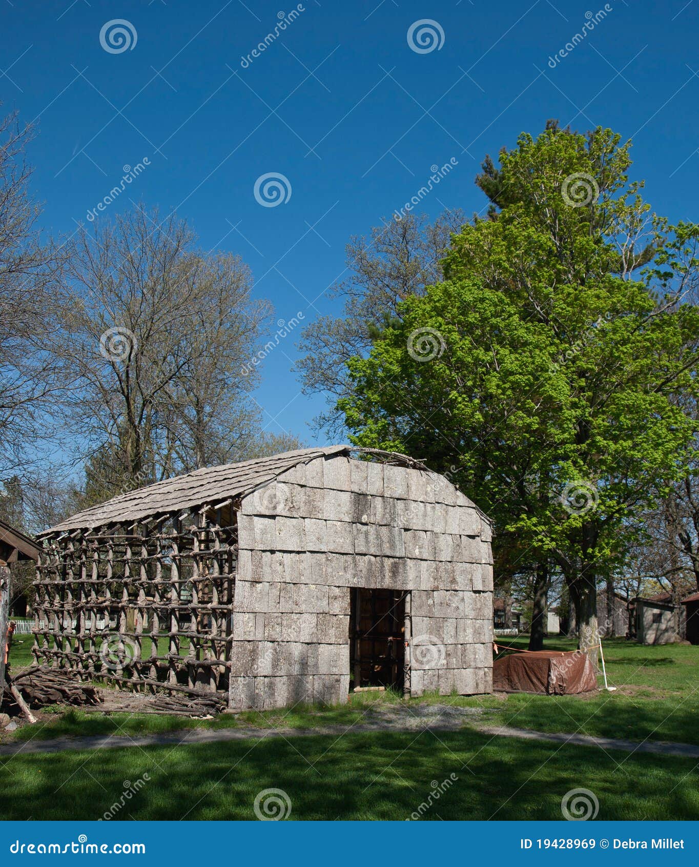 Native American Indian Structure Stock Image - Image of outdoors ...