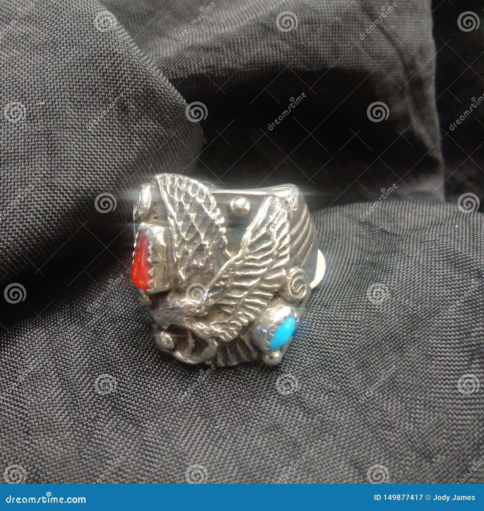 Native American Mens Ring stock image. Image of native - 149877417