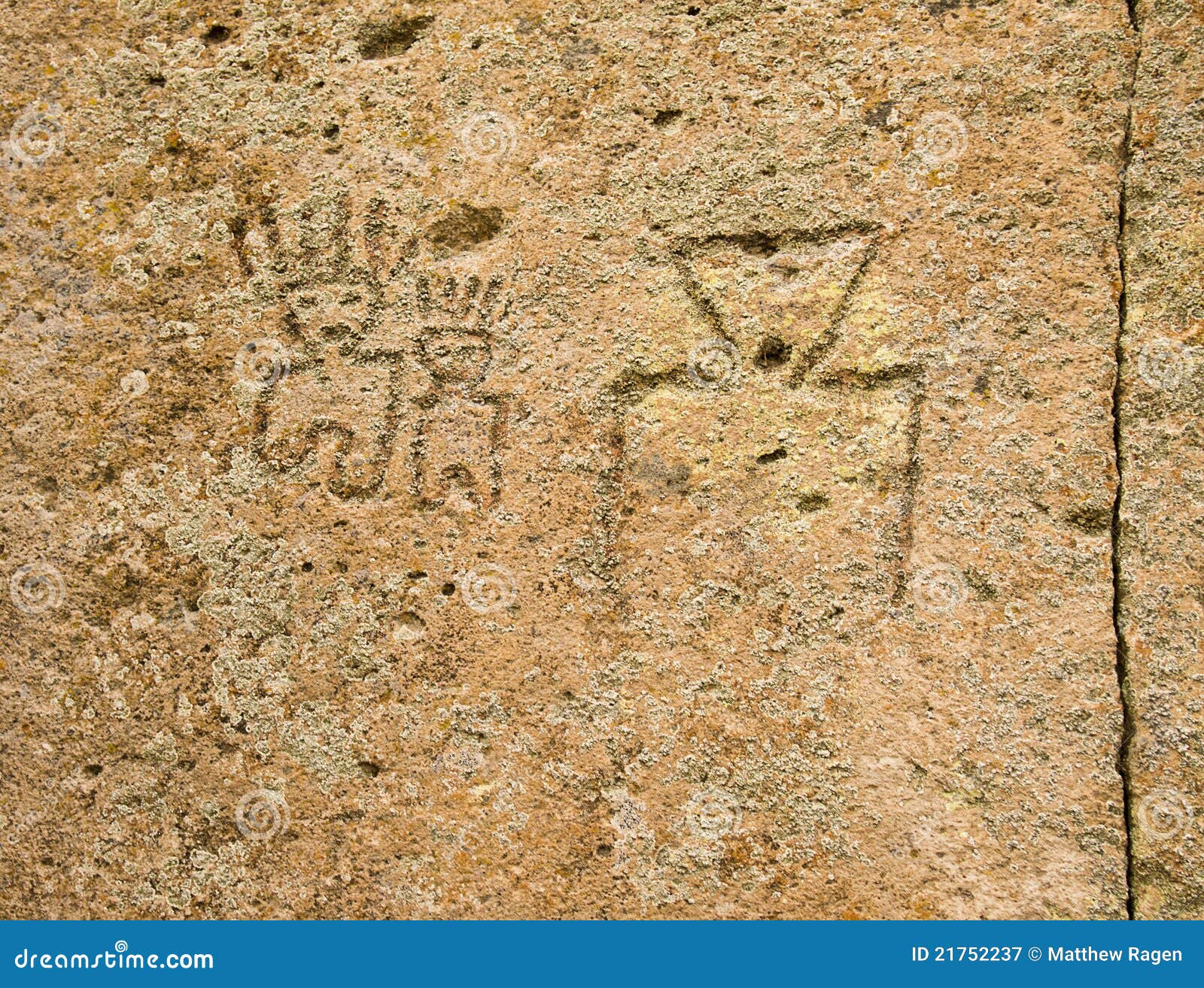 Native American Petroglyphs Stock Image - Image of anthropomorphic ...