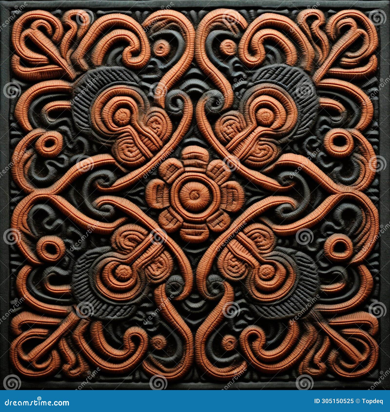 Native American Polynesian Islanders Traditional Pattern Ethnic ...