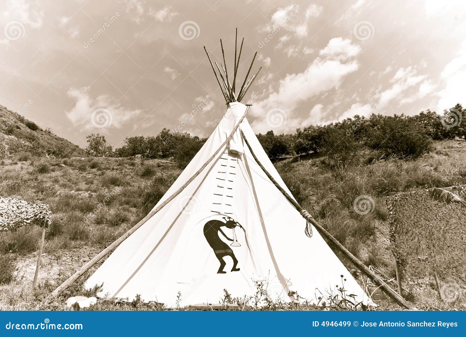 Native American teepee stock image. Image of apache, history - 4946499