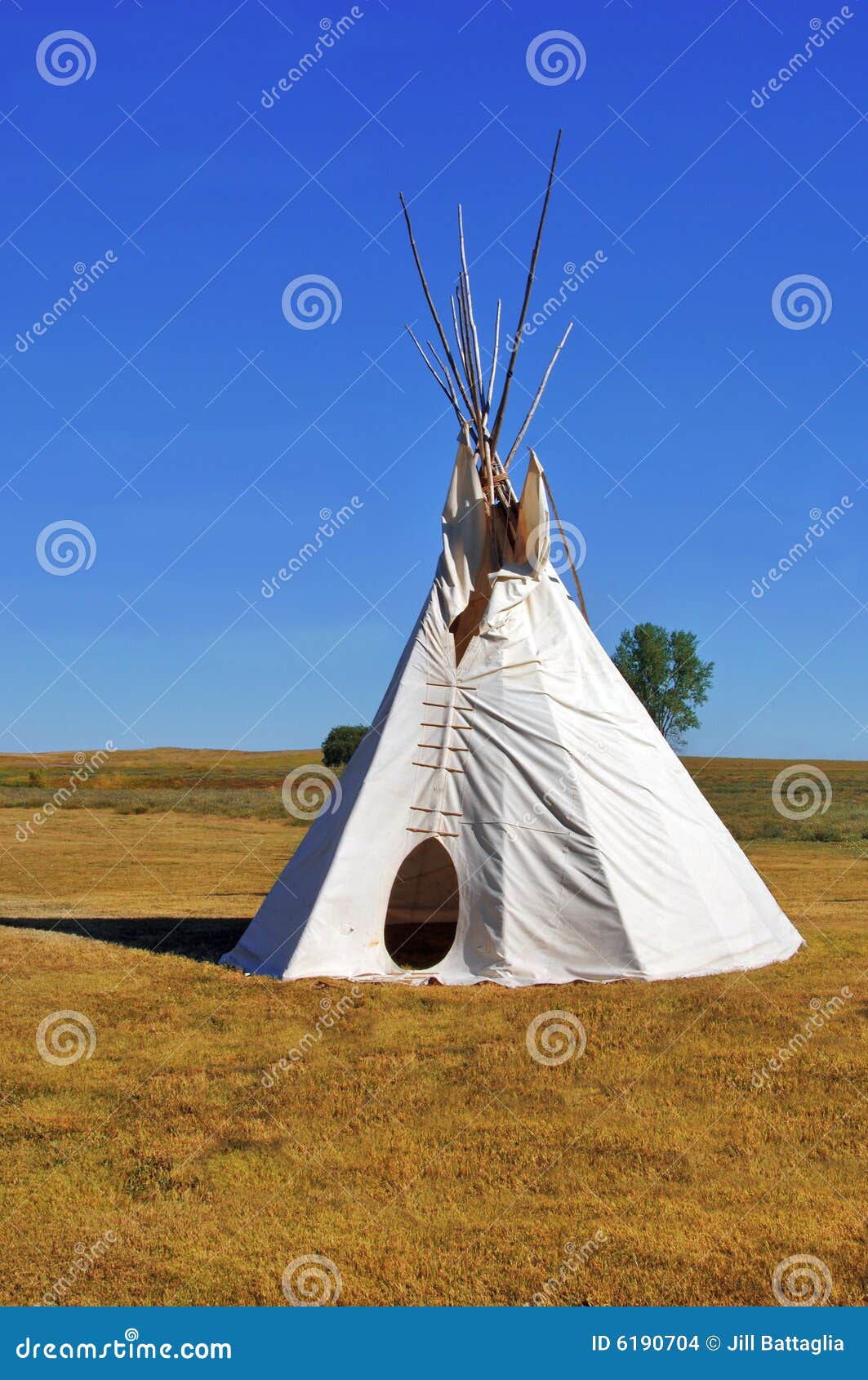 Native American Teepee stock photo. Image of plains, home - 6190704