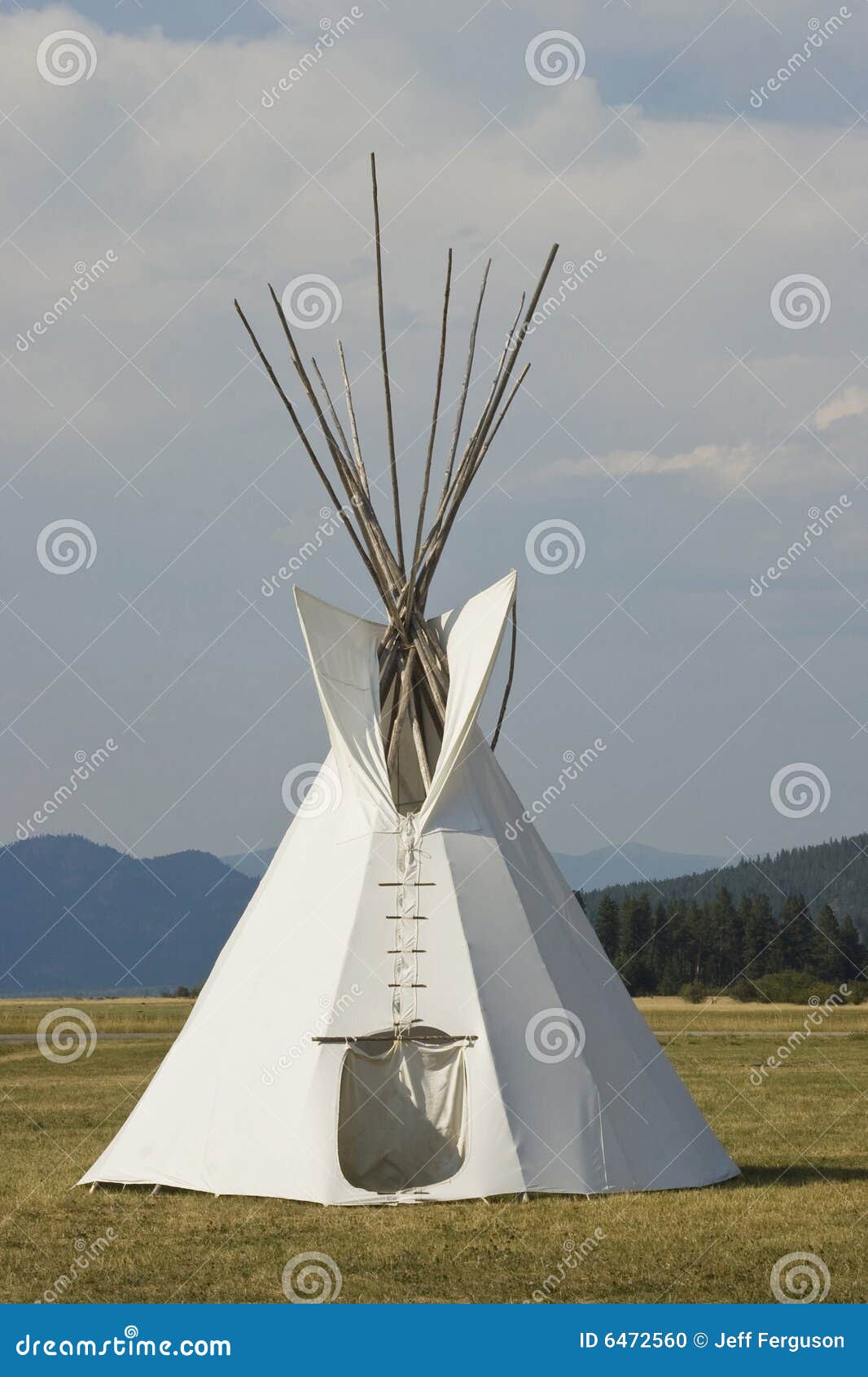 Native American Teepee stock photo. Image of indians, framework - 6472560
