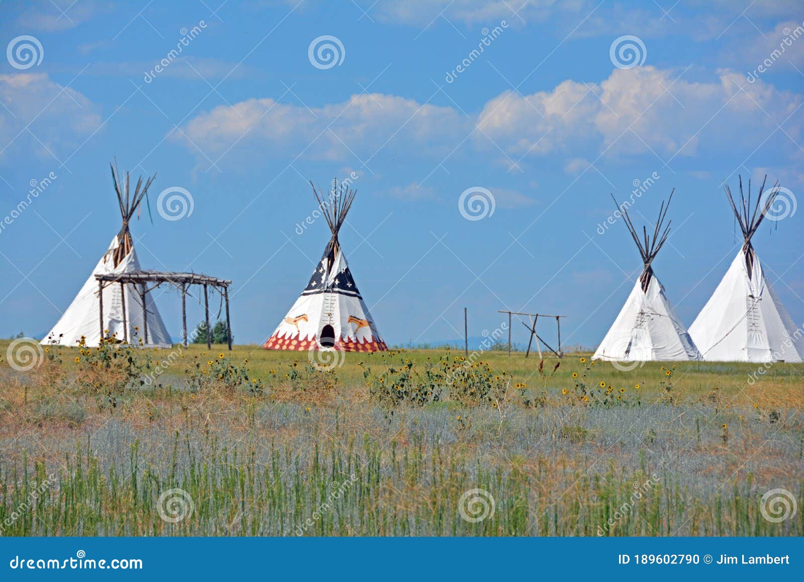 Native American Teepee`s in Colorado. Editorial Image - Image of abode ...