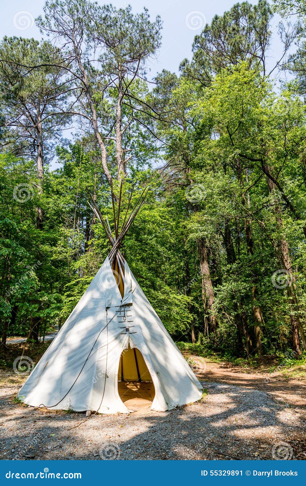 Native American Teepee stock image. Image of historic - 55329891