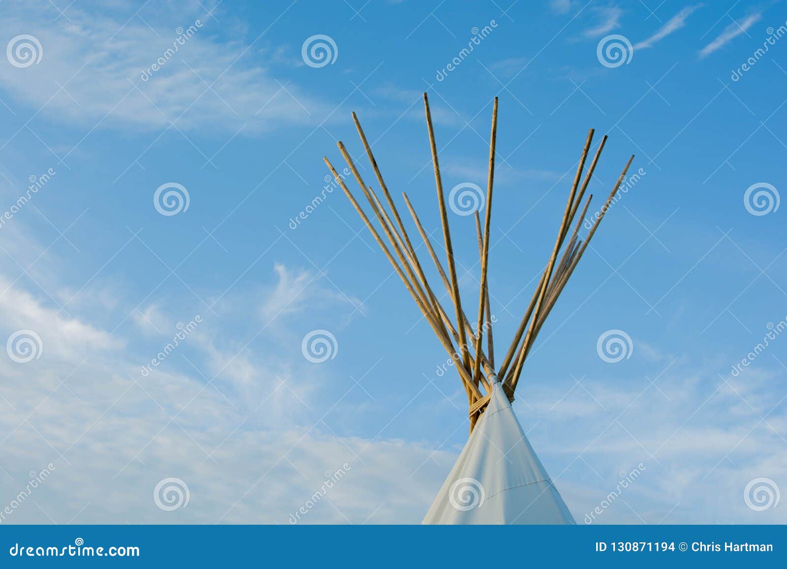 Native American Tepees on the Prairies at Sunset Stock Photo - Image of ...
