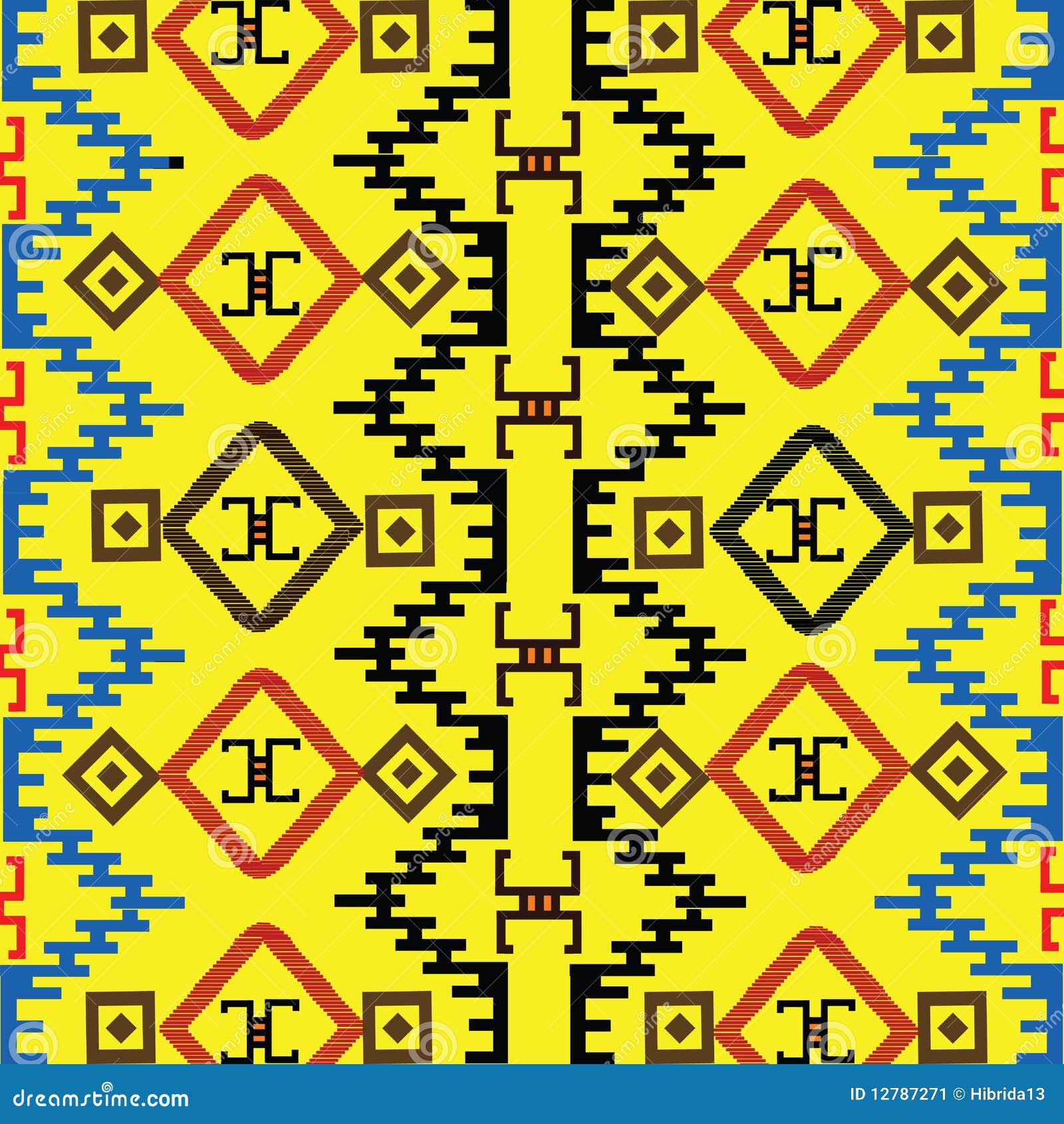 Native american texture stock illustration. Illustration of geometric ...