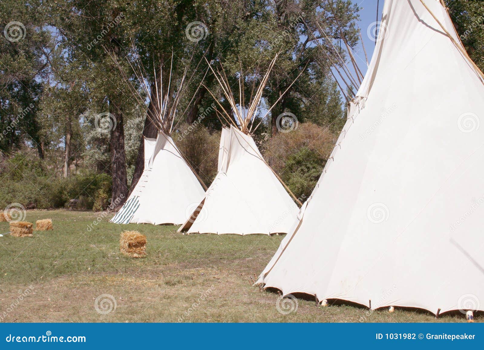Native American Tipis stock photo. Image of traditional - 1031982