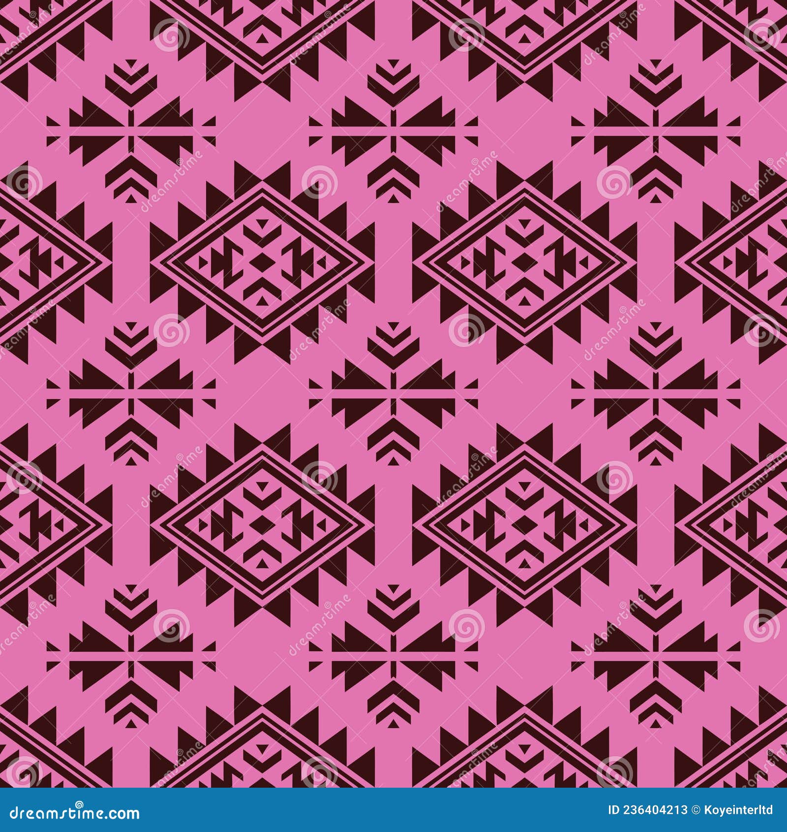 Native American Tribal Textile Stock Illustration - Illustration of ...