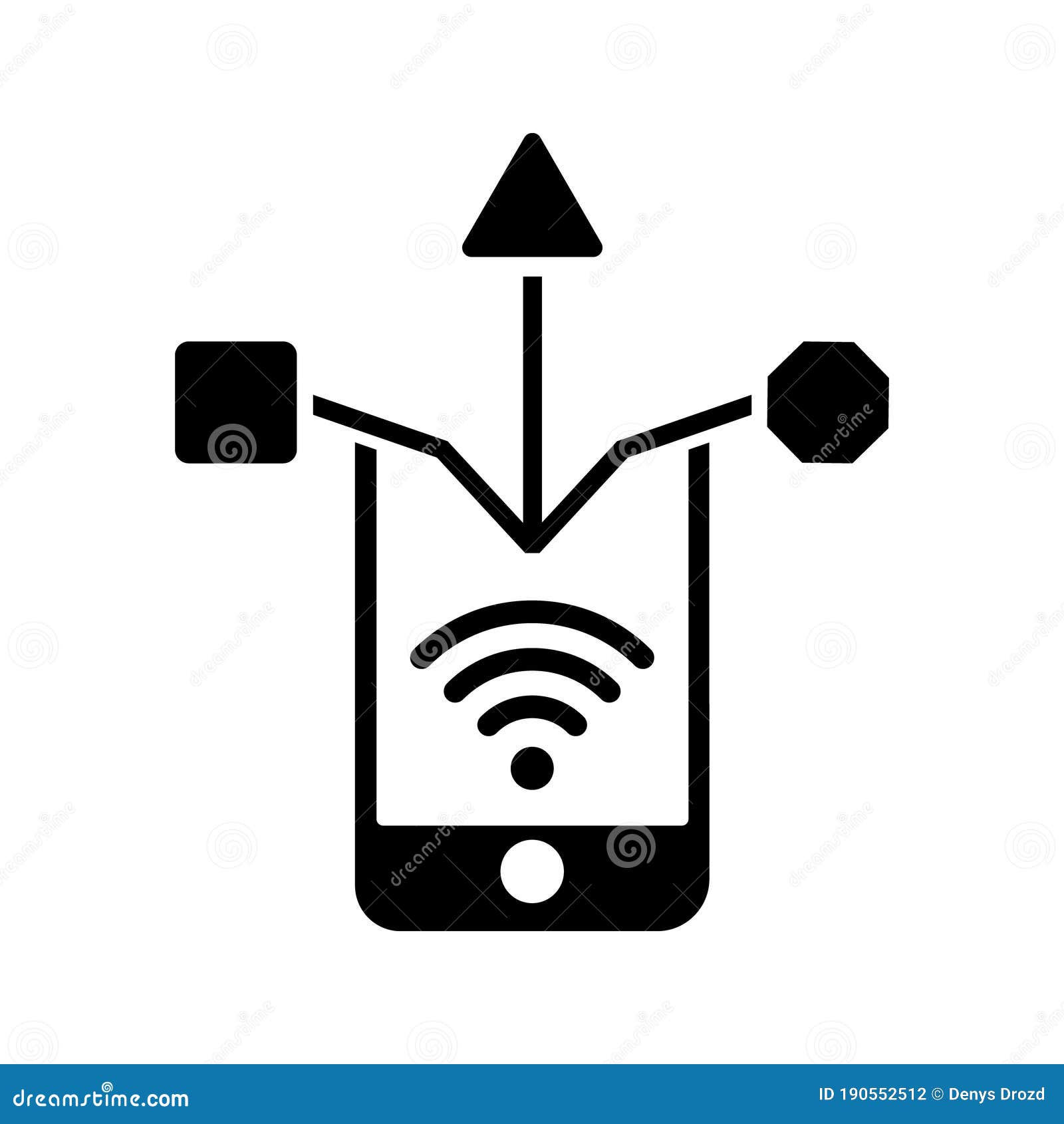 Native Apps Isolated Icon. Simple Element Illustration From Technology ...
