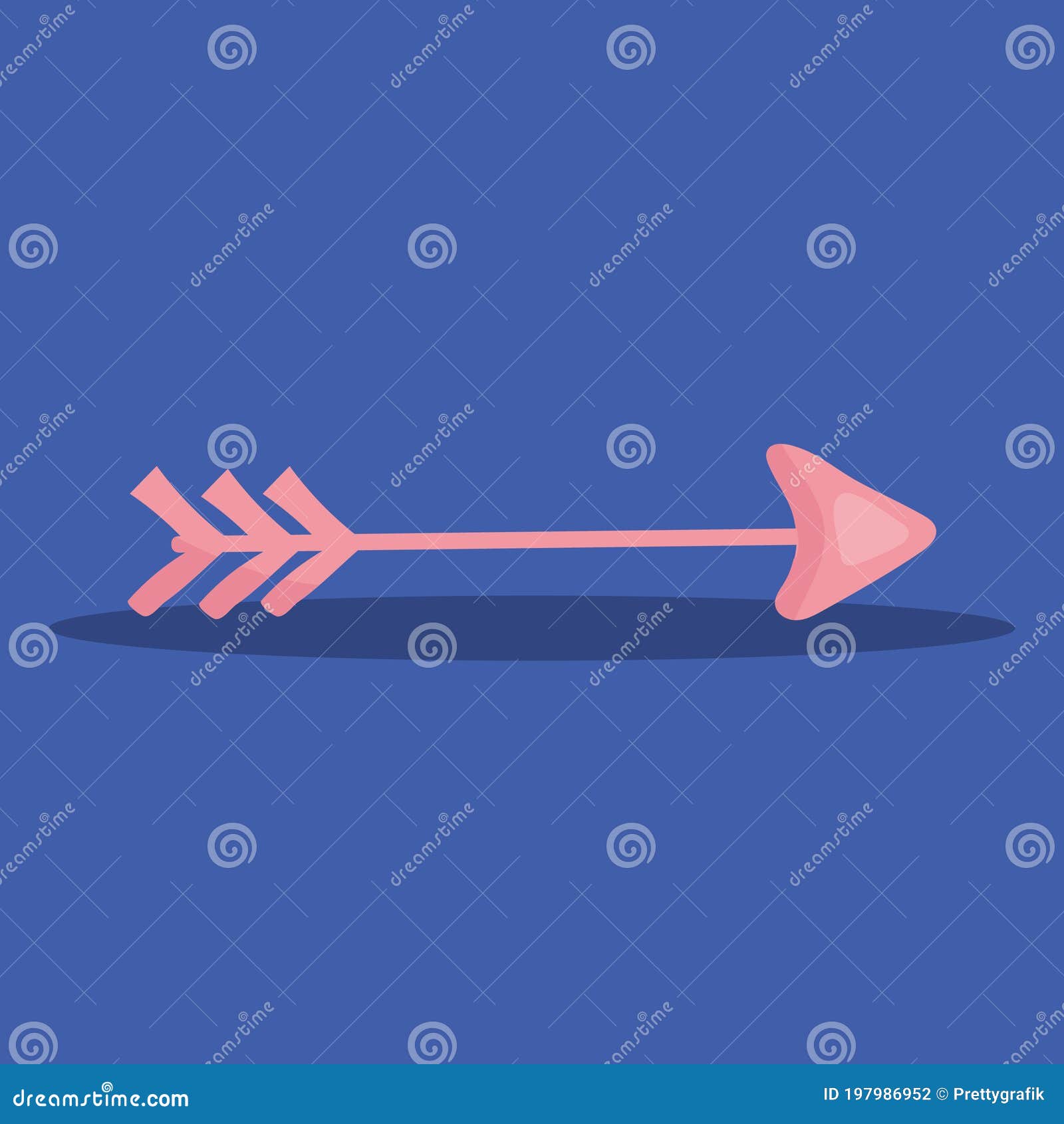 NATIVE ARROW PINK 03 stock vector. Illustration of pink - 197986952