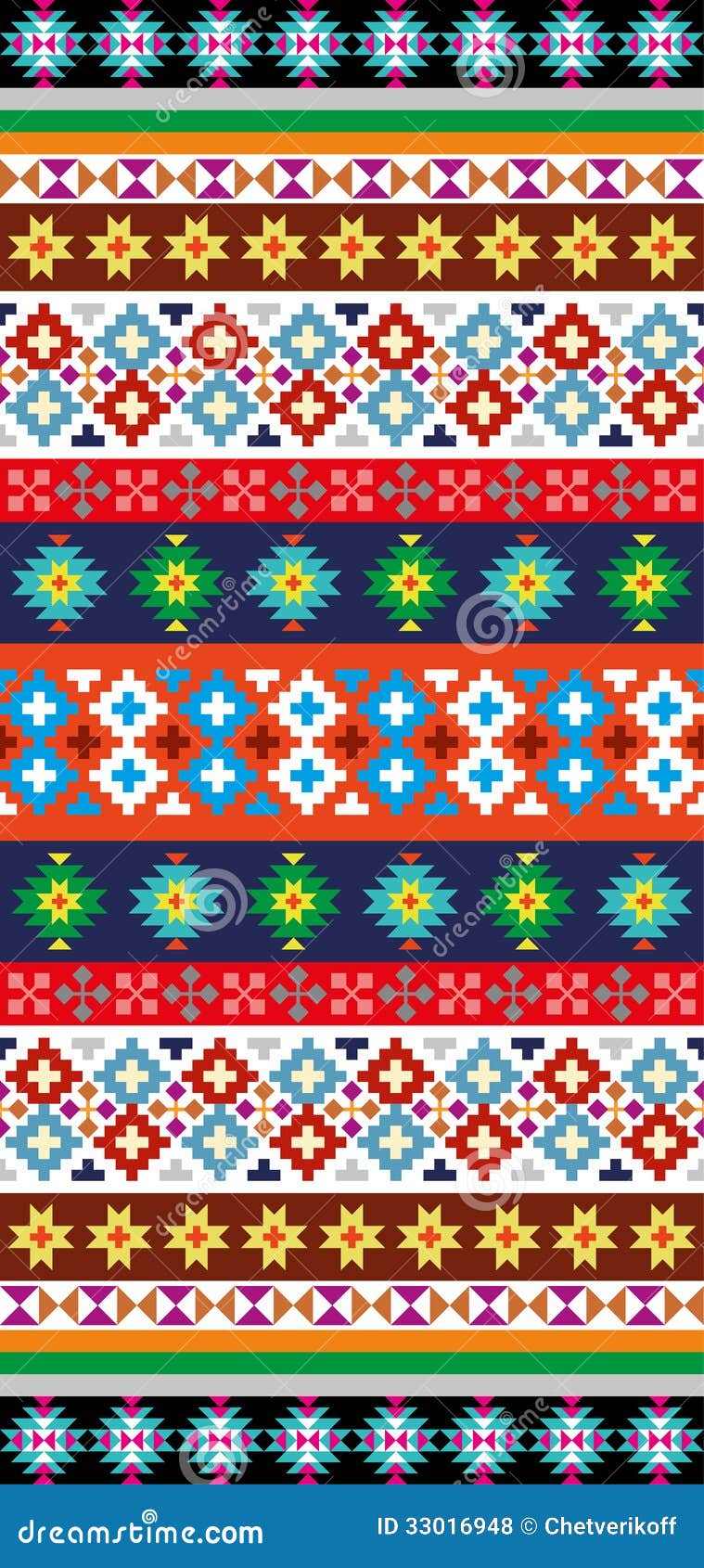 Native Aztec Pattern stock vector. Illustration of shapes - 33016948