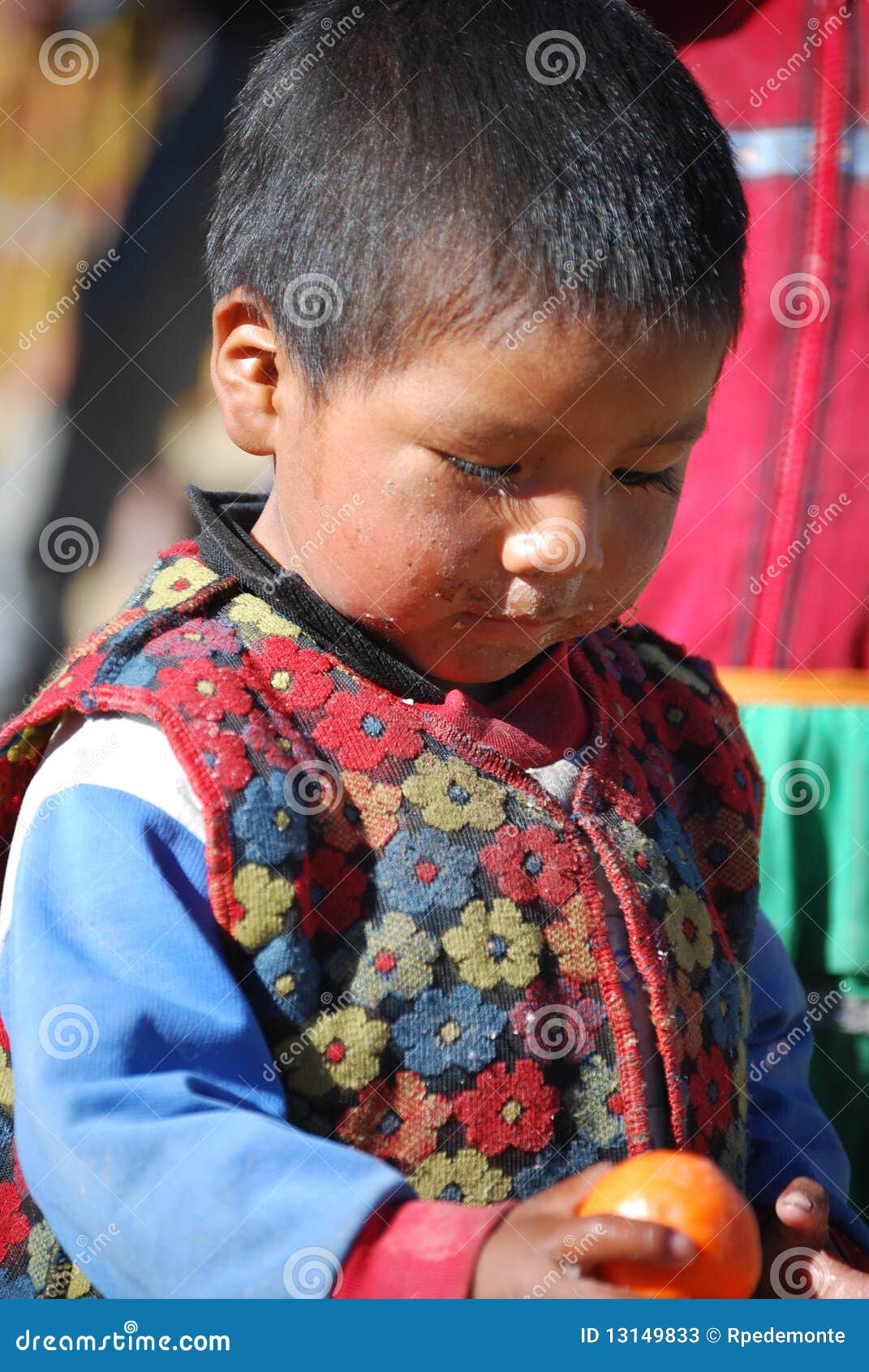 Native Boy stock image. Image of clothes, sierra, guachohi - 13149833