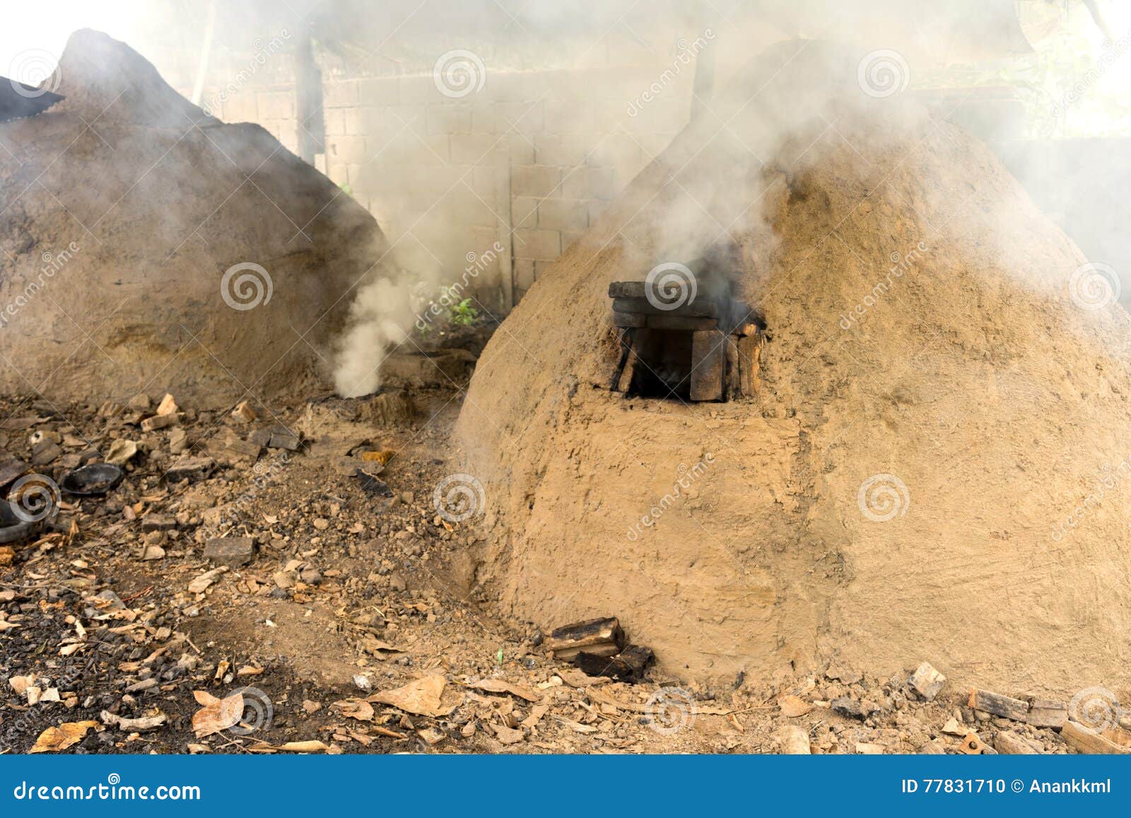 Native Charcoal Incinerator Stock Photo - Image of burn, carbon: 77831710