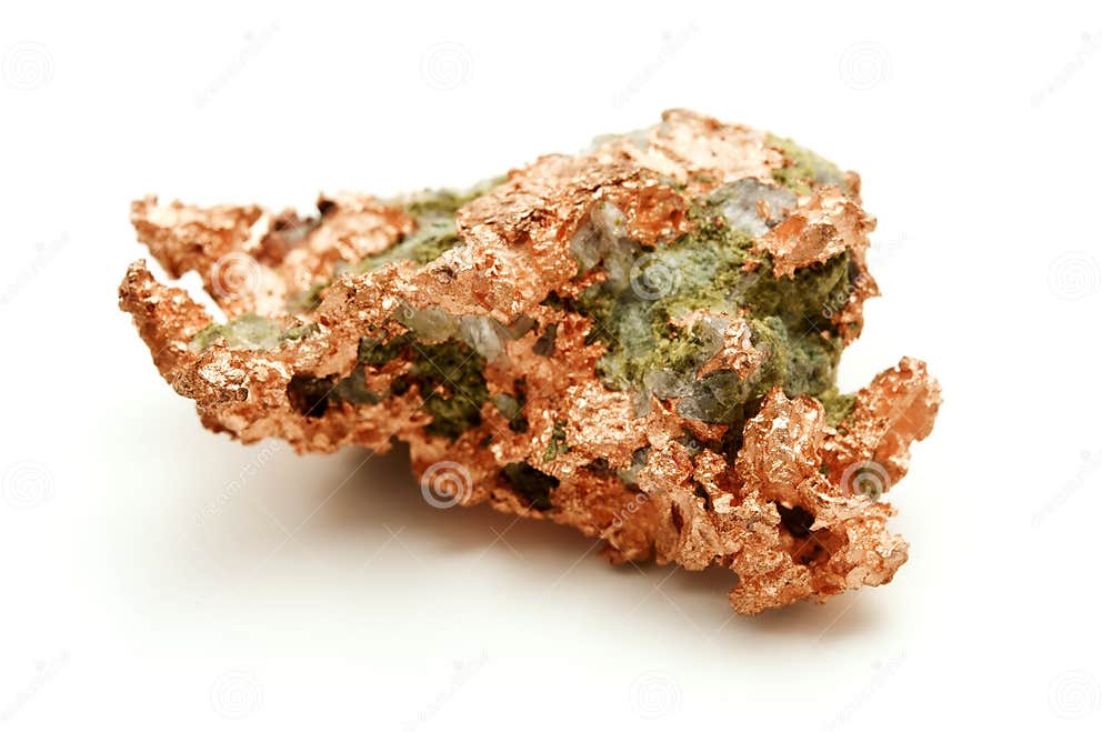 Native copper stock image. Image of metallic, element - 28514563