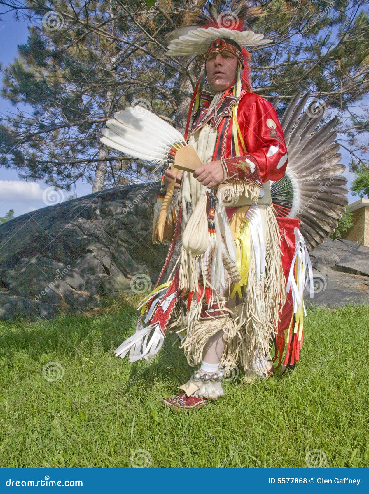 Native dancer 5 stock photo. Image of aboriginal, portrait - 5577868