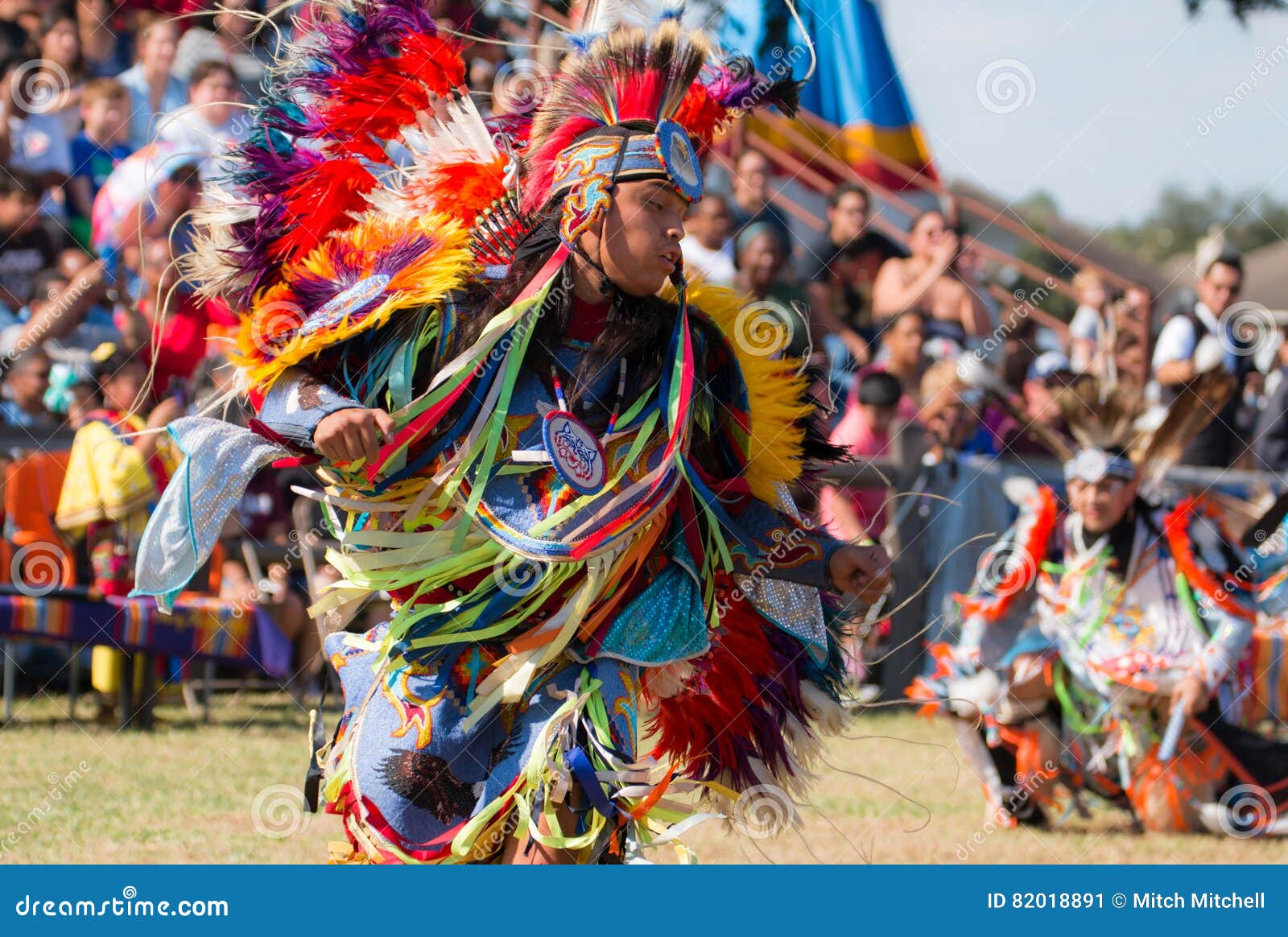 Native American Dancer stock image. Image of dancer, male - 82018891