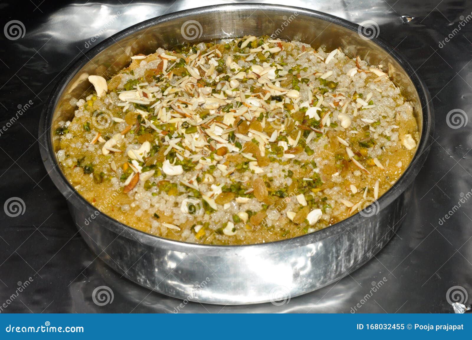 Native Dish Gund Pak Pudding at Indian Wedding Stock Image - Image of ...