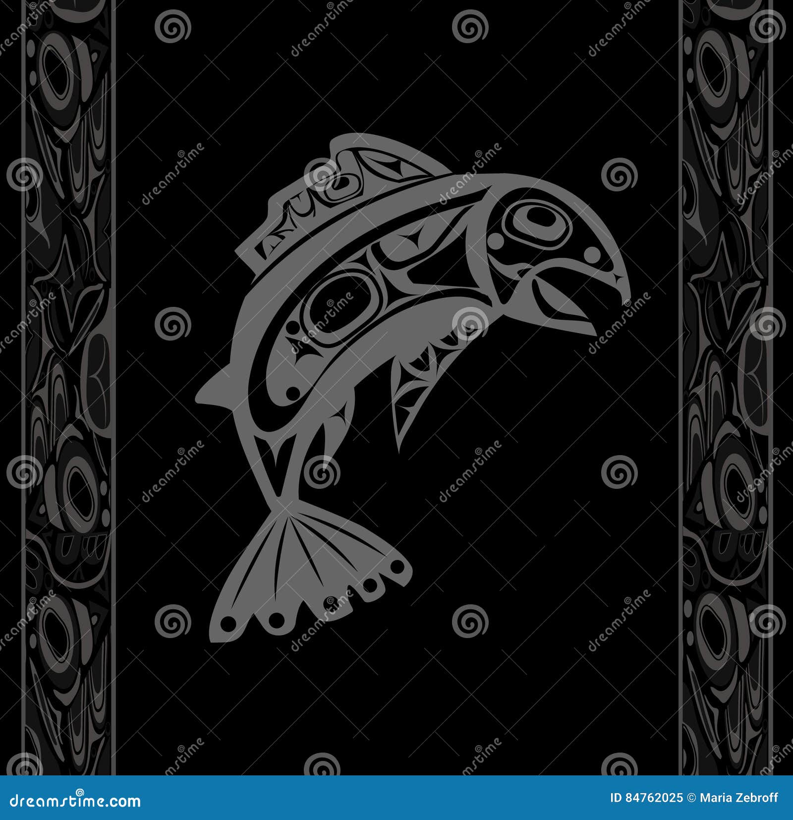 Celtic Salmon Symbol