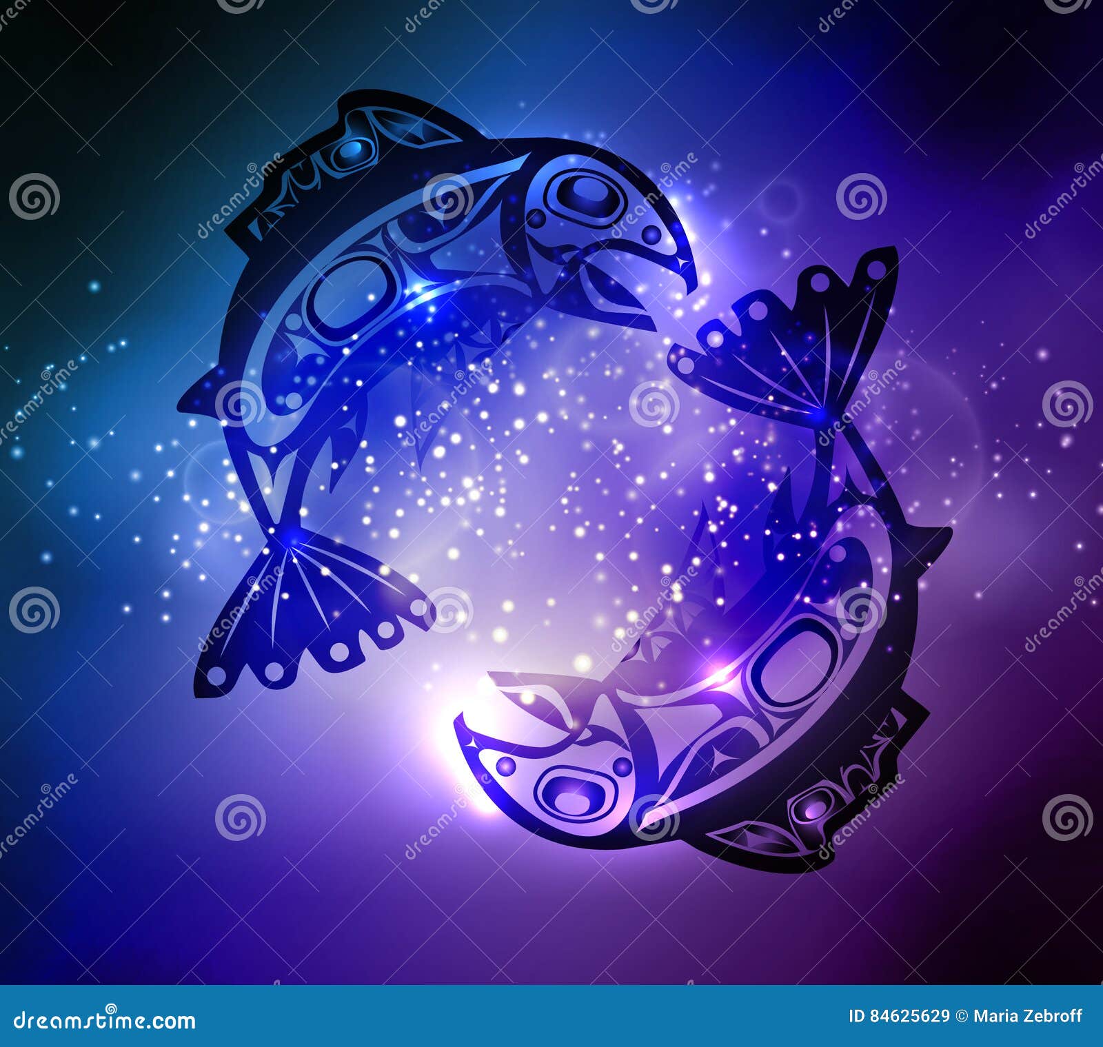 Native fish Vector stock vector. Illustration of america - 84625629