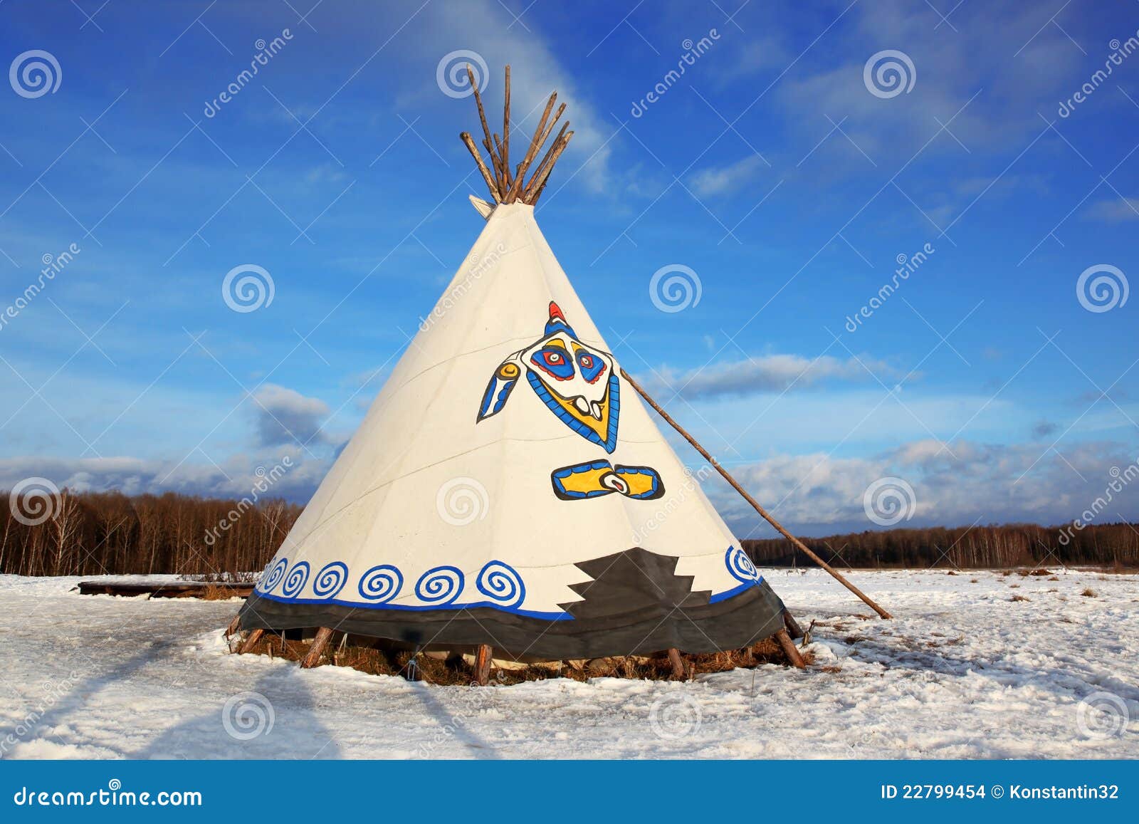 Native Indian tee-pee stock photo. Image of canadian - 22799454