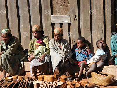 Native Malagasy Village People Editorial Stock Image - Image of ...