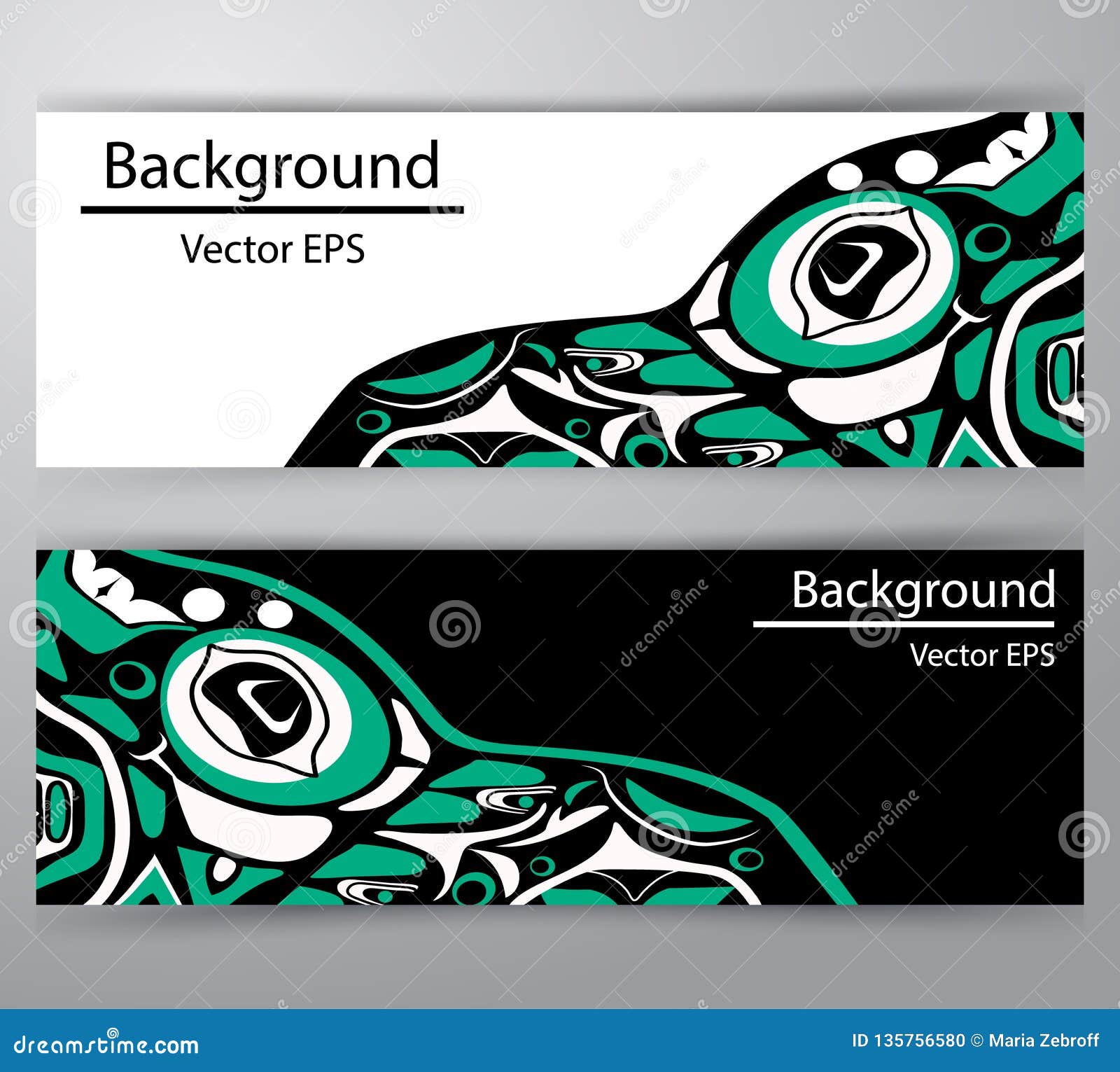 Native Salmon Vector | CartoonDealer.com #66855888