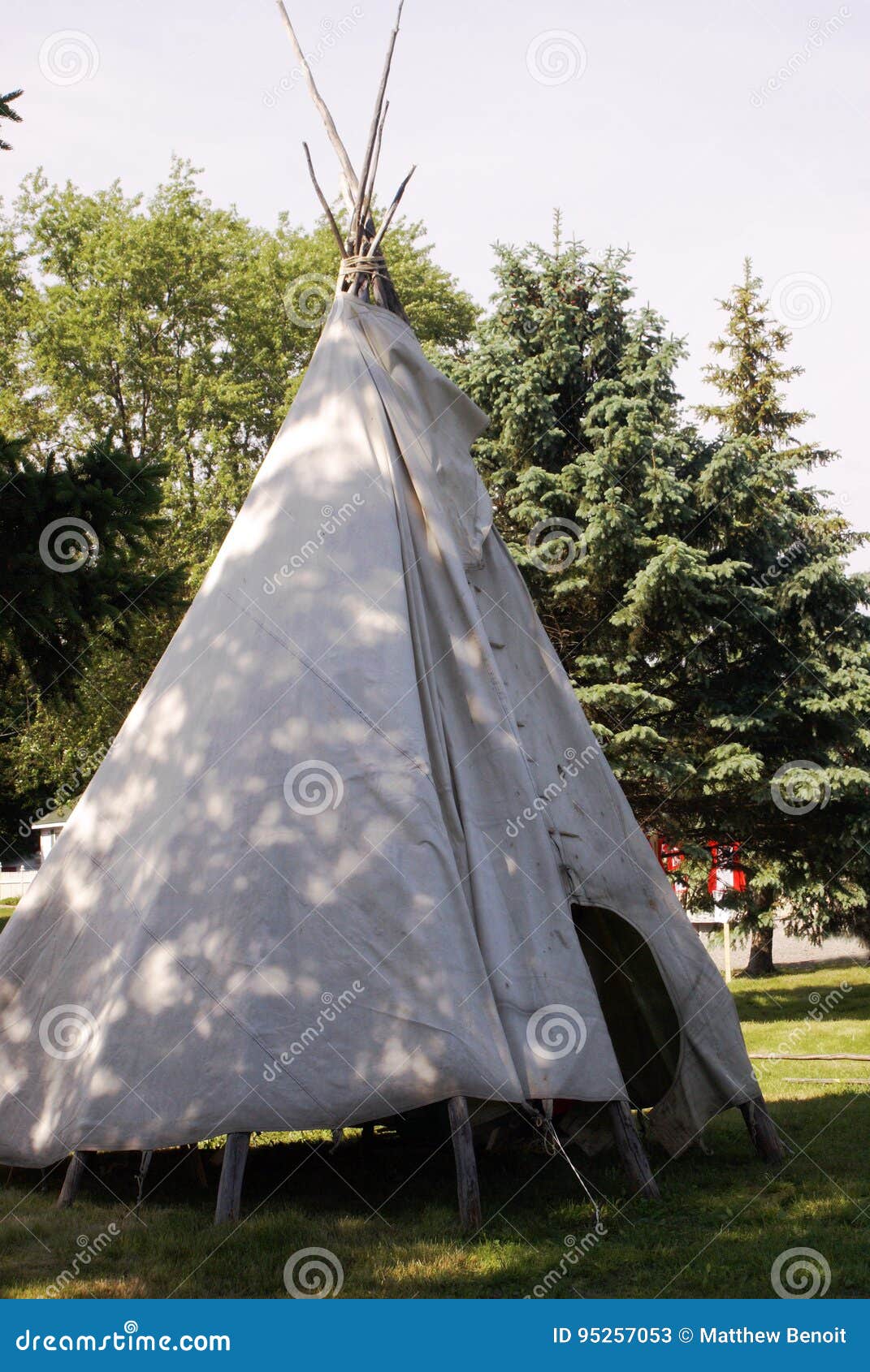 Native Tee Pee stock image. Image of outdoors, teepee - 95257053