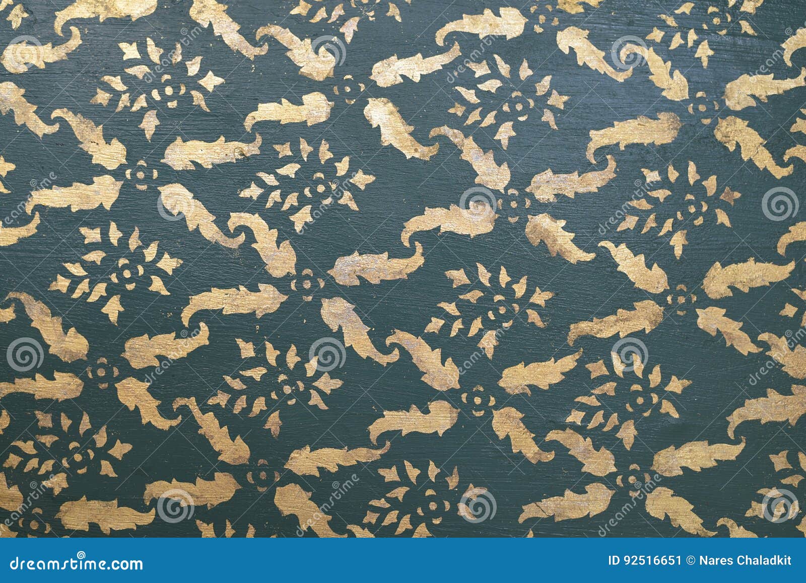 Native Thai Painted Pattern of Textured Wall in Thailand Stock Image ...