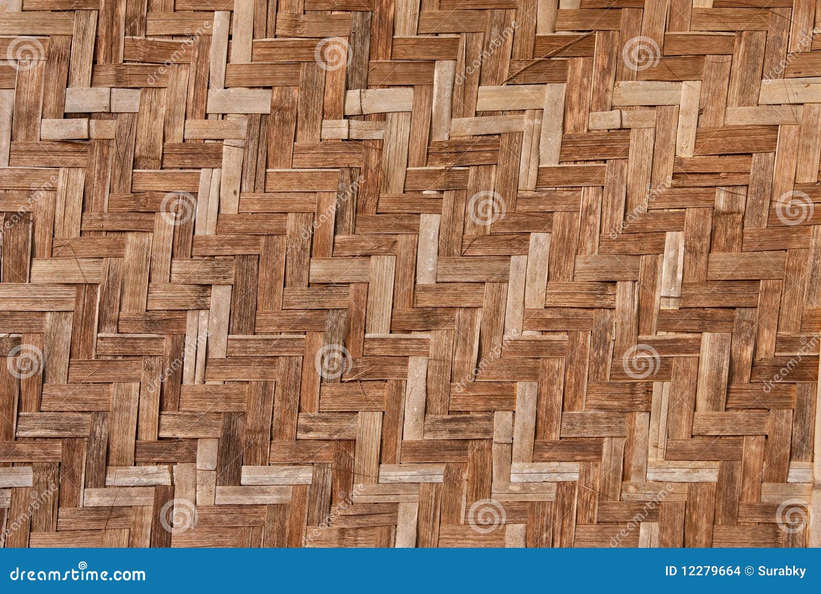Native Thai Style Bamboo House Pattern Stock Photo - Image of simple ...