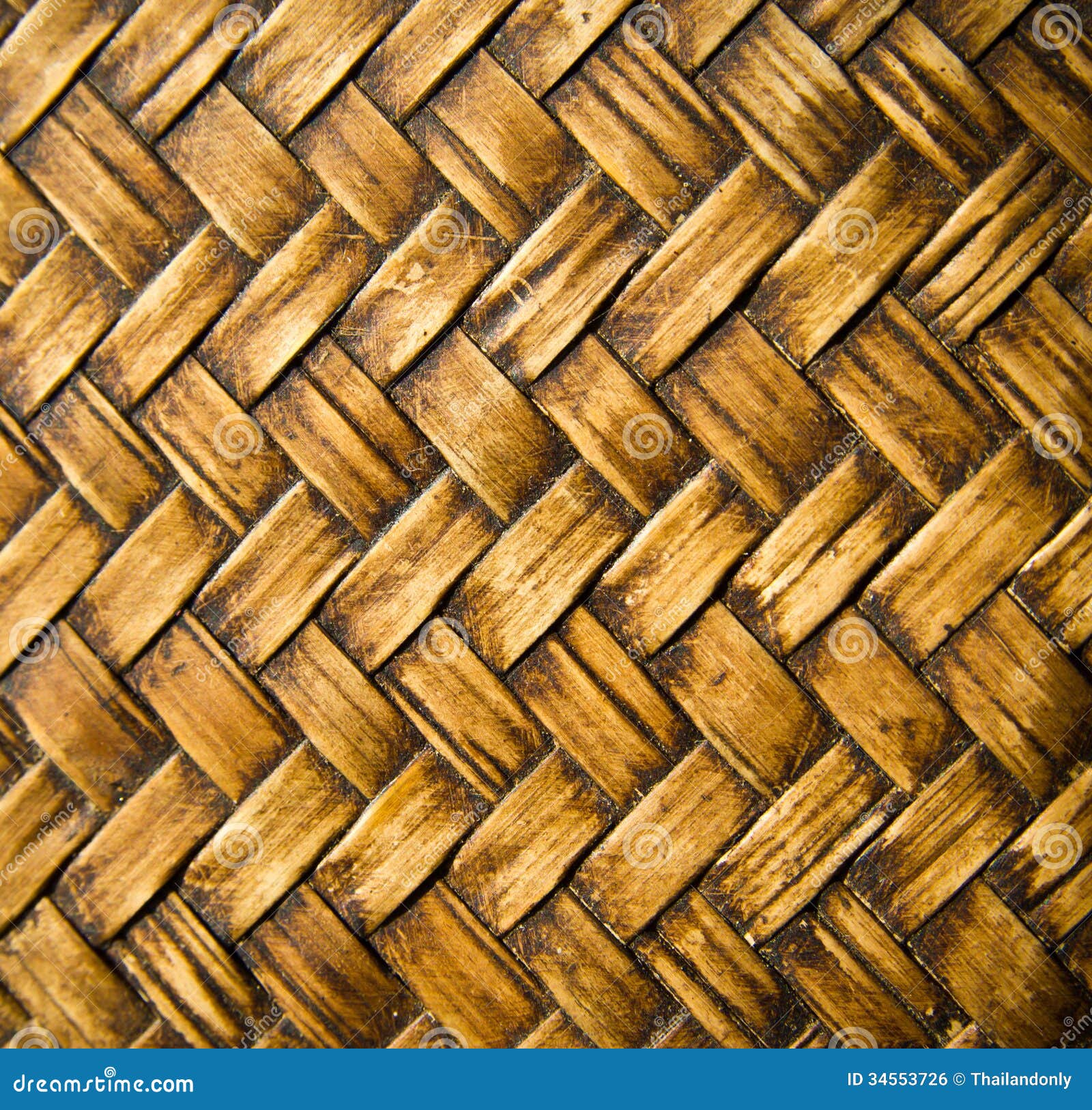 Native Thai Style Bamboo Wall Stock Photo - Image of decor, nature ...