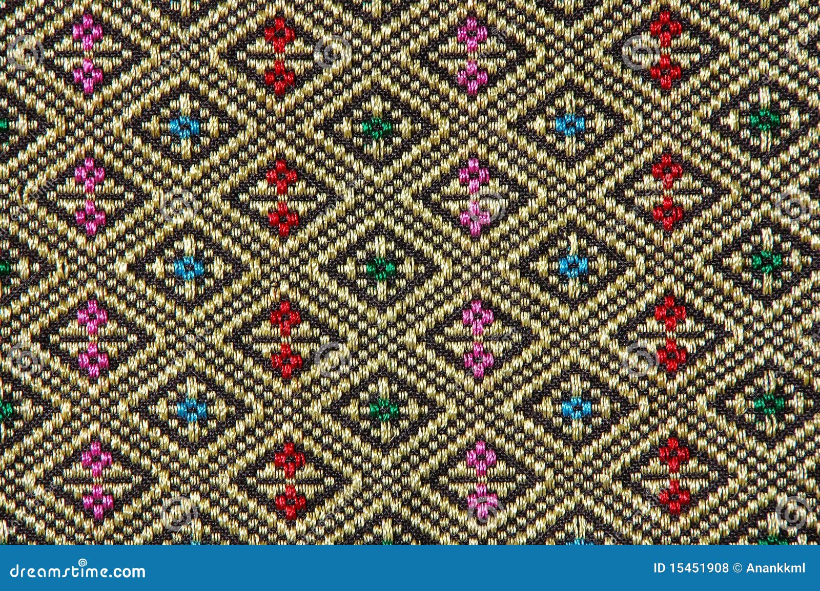Native thai style cloth stock photo. Image of design - 15451908
