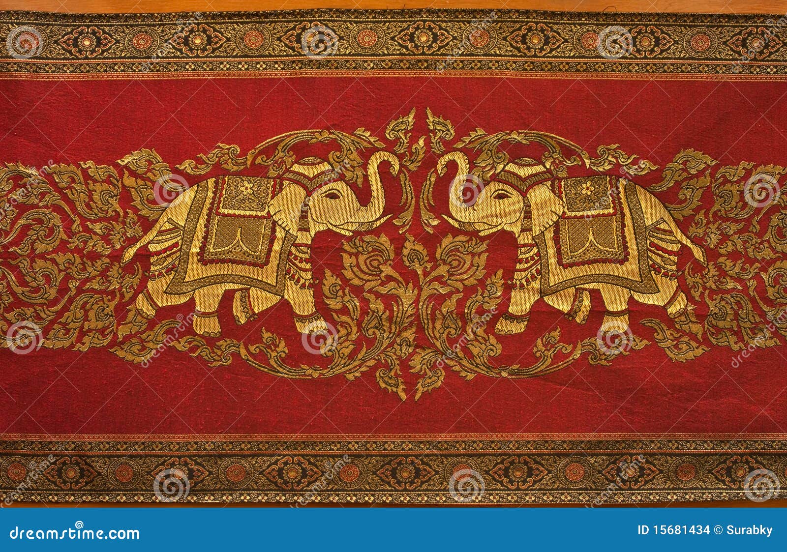 Native Thai Style Cloth Pattern Stock Photo - Image of tradition ...