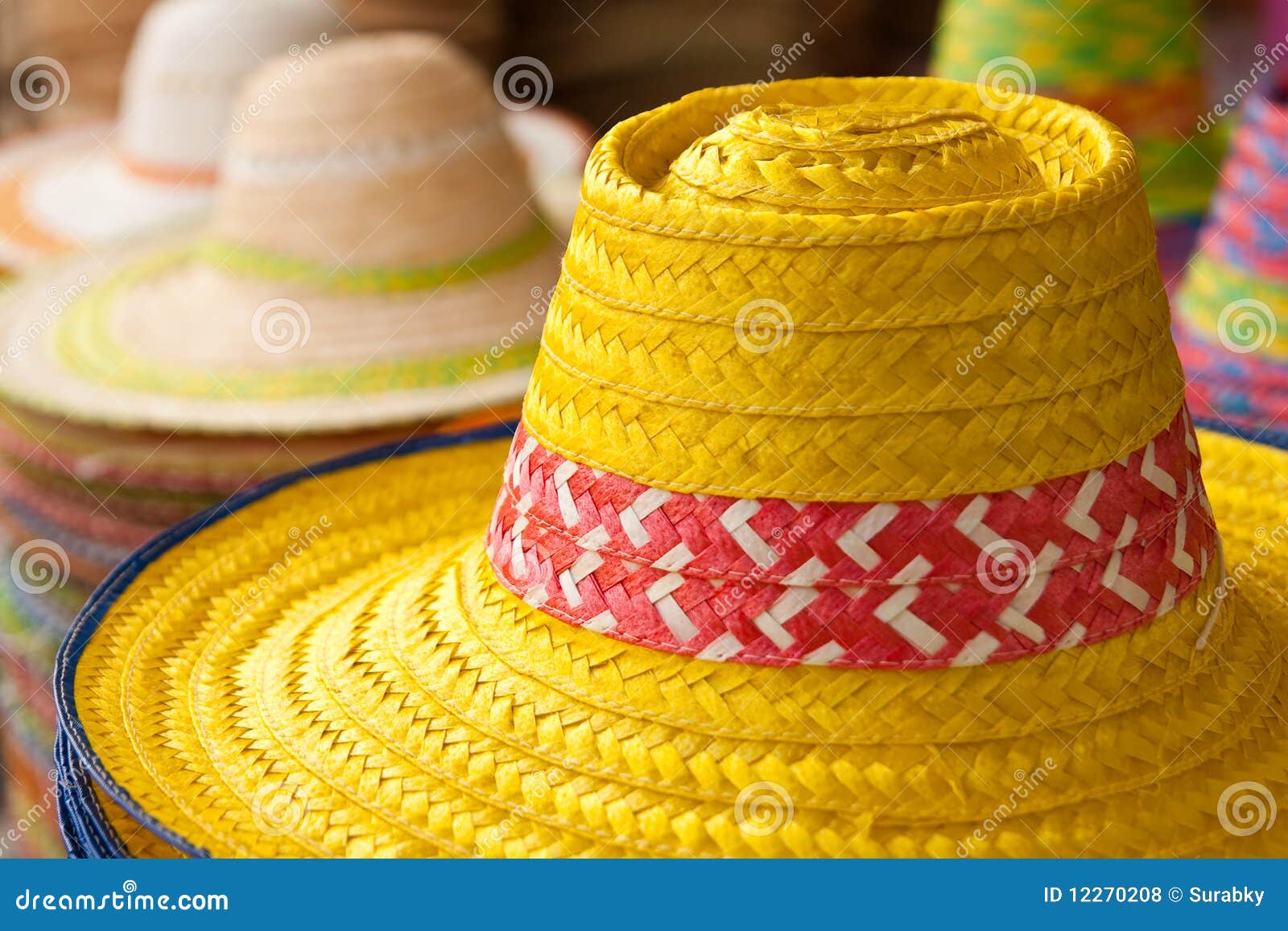 Native Thai Style Handmade Hat Stock Photo - Image of clothes, wear ...