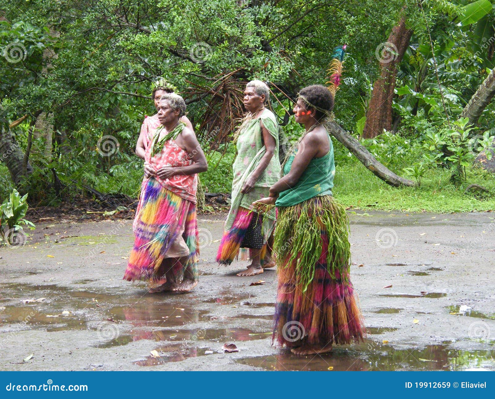 Native women in Vanuatu editorial stock image. Image of body - 19912659