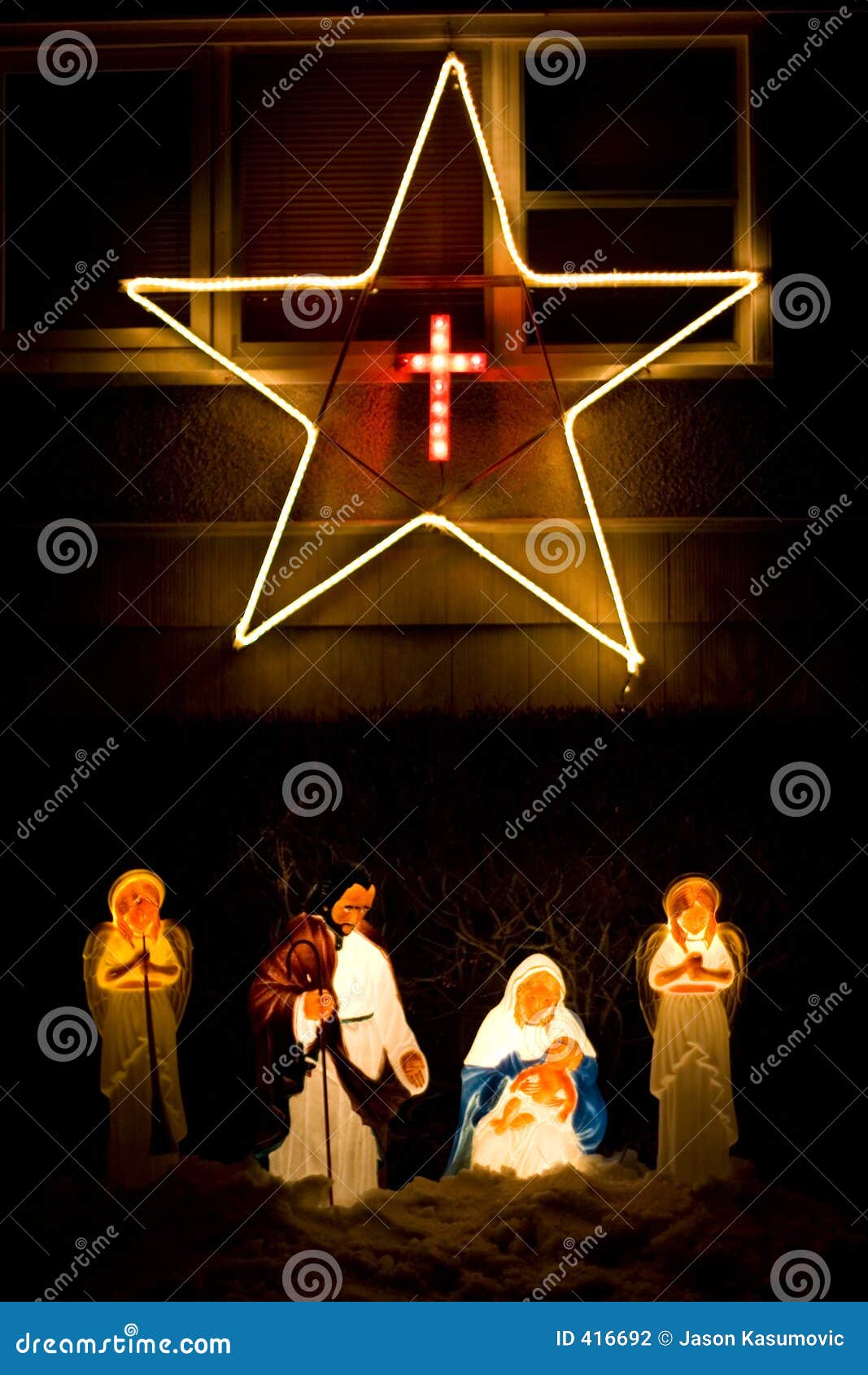 Nativity stock photo. Image of joseph, christmas, born - 416692