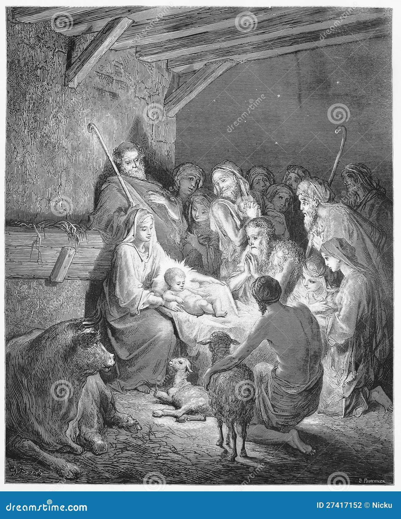 Gustave Dore - Christ Leaving The Praetorium. Editorial Image ...