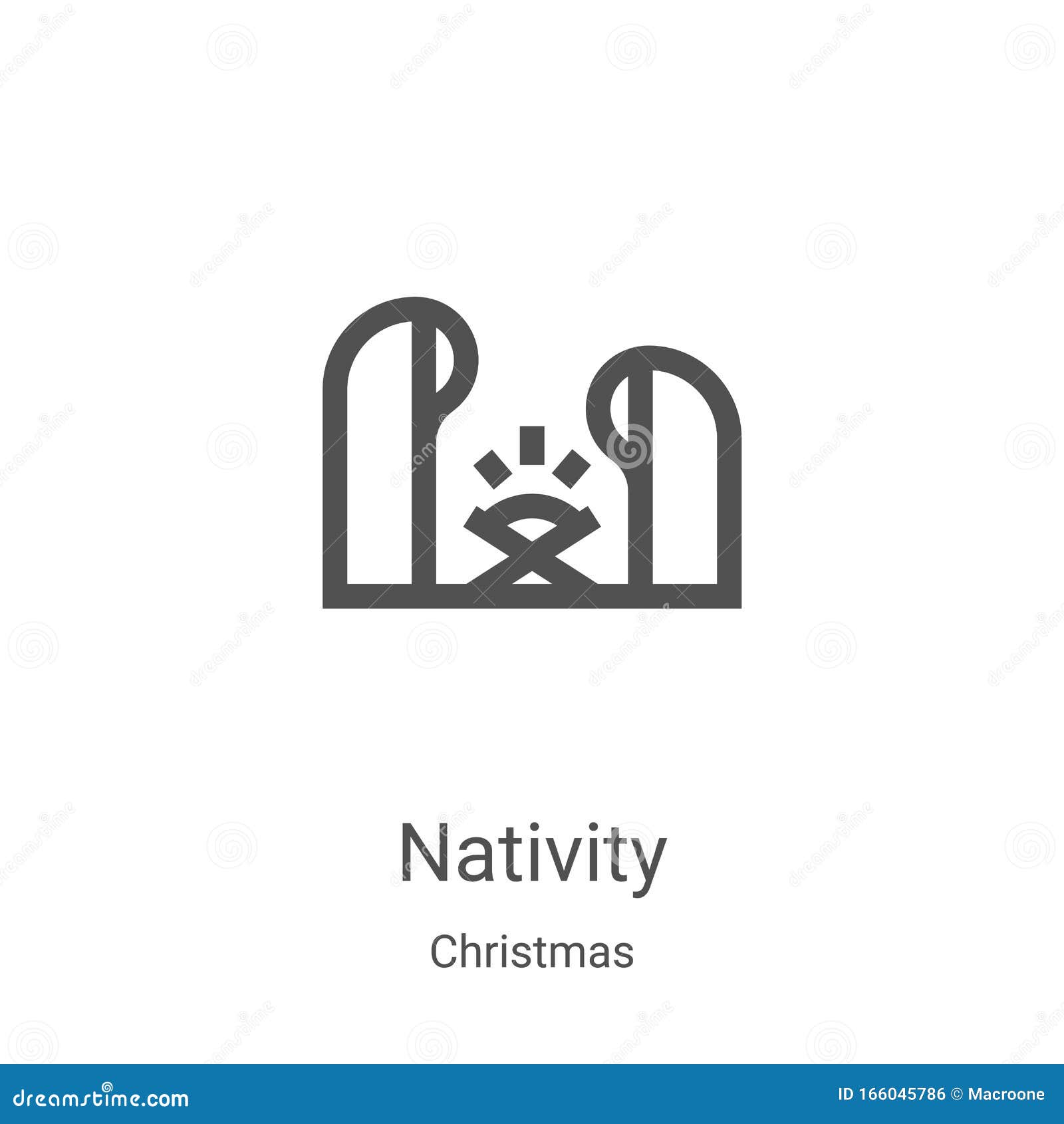 NATIVITY ICON Vector Illustration | CartoonDealer.com #21177504