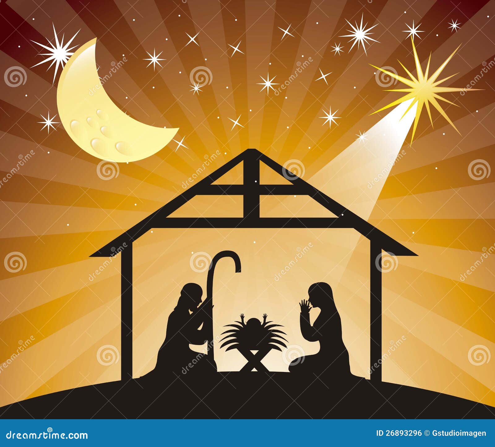 Silhouettte Of Baby Brachiosaurus And T-Rex Vector Illustration ...