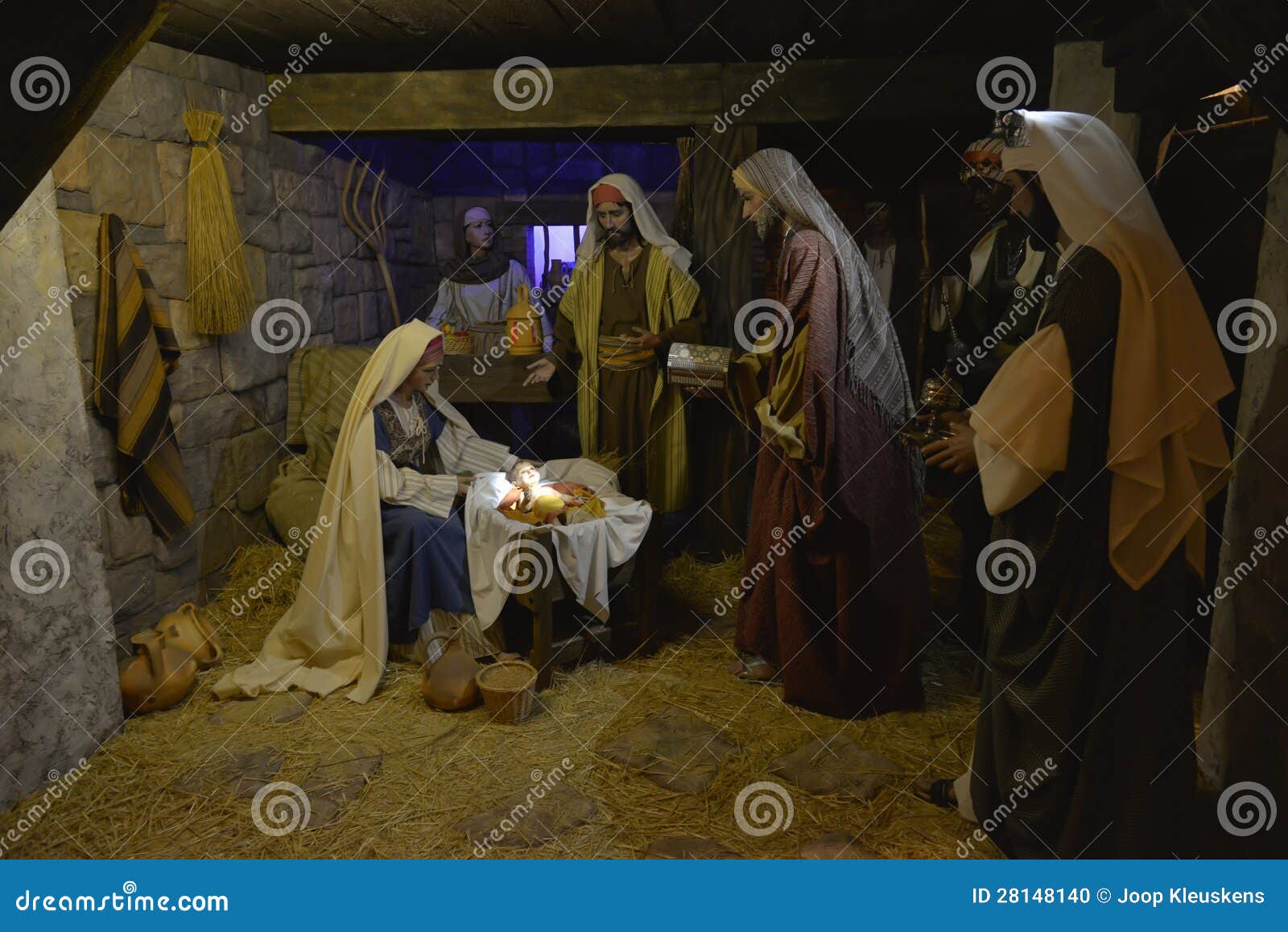 Nativity scene stock photo. Image of bible, magi, manger - 28148140