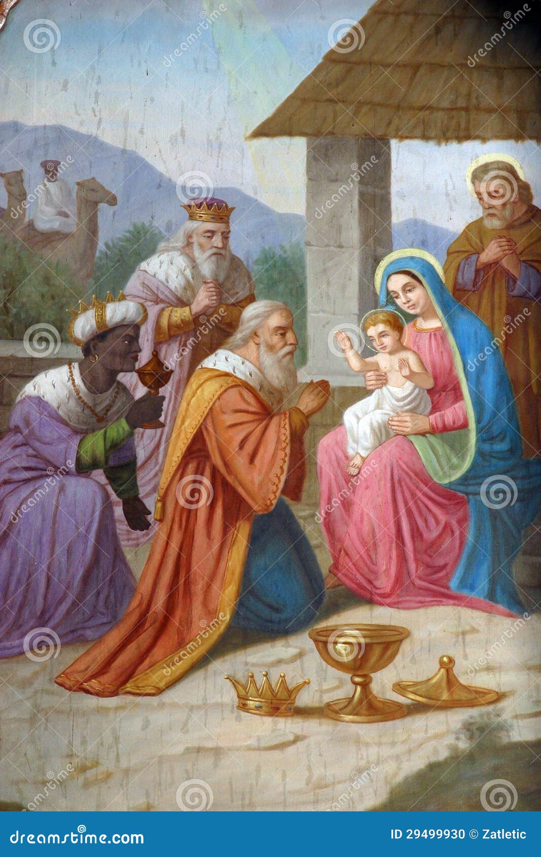 Nativity Scene editorial image. Image of celebrate, decorations - 29499930