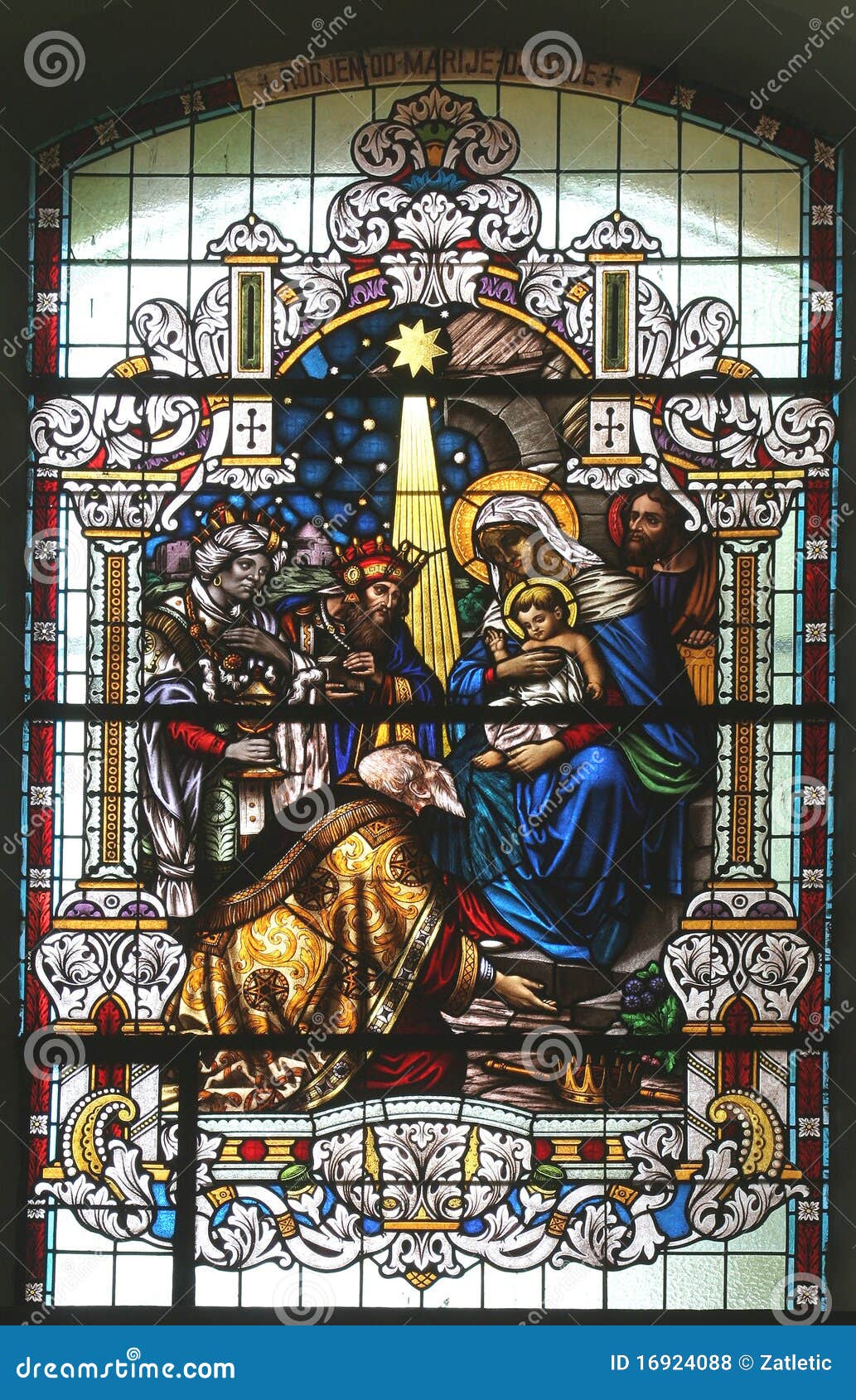 Nativity Scene, Adoration of the Magi Stock Photo - Image of bethlehem ...