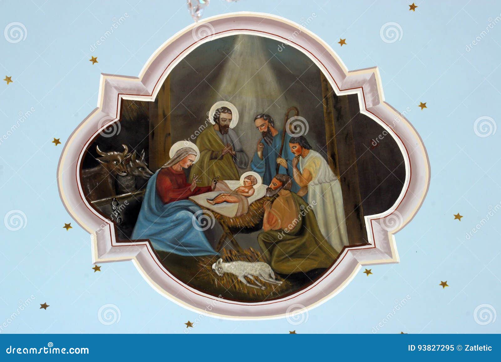 Nativity Scene stock image. Image of christ, baby, kings - 93827295