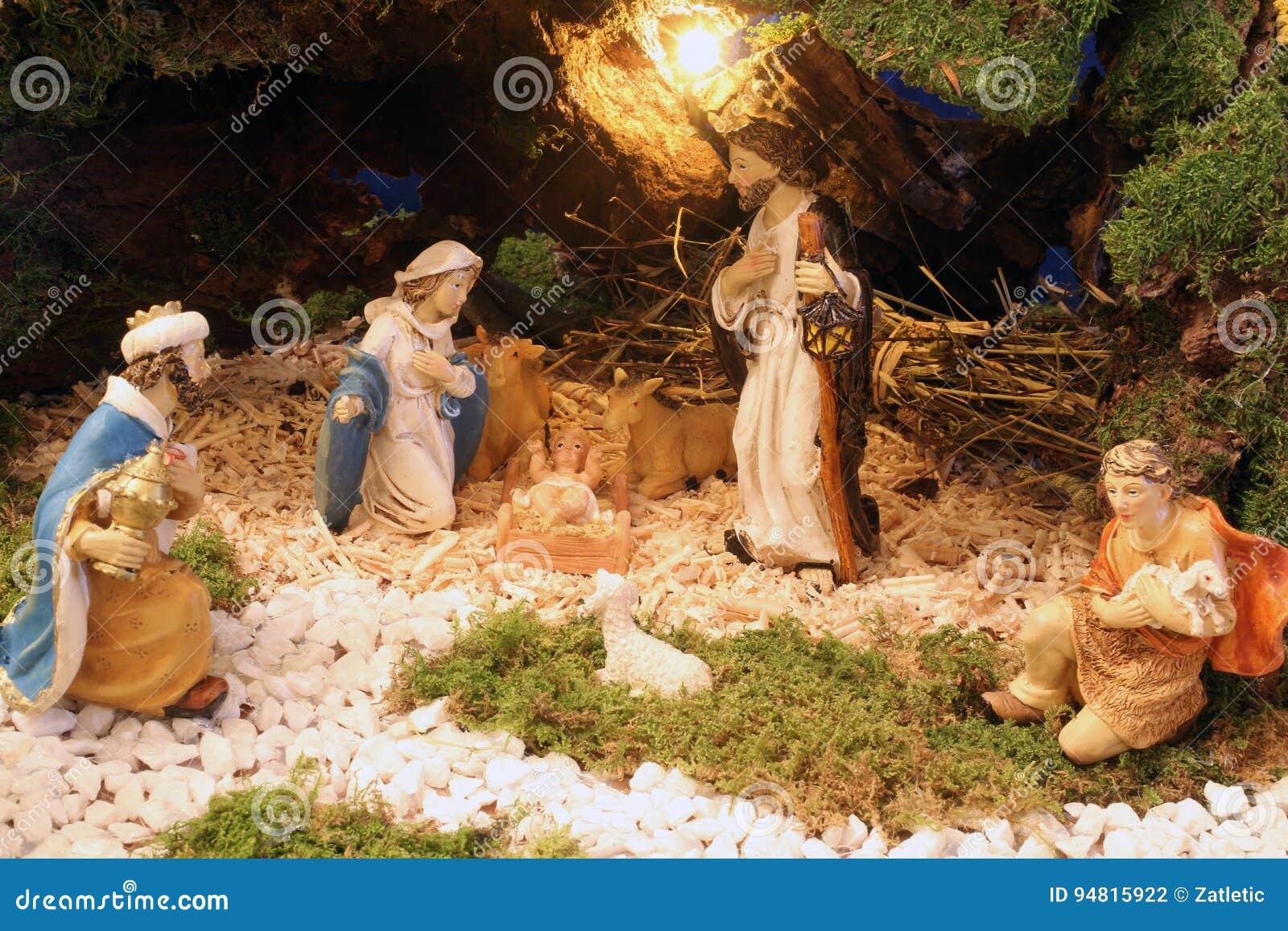Nativity scene stock photo. Image of joseph, christian - 94815922