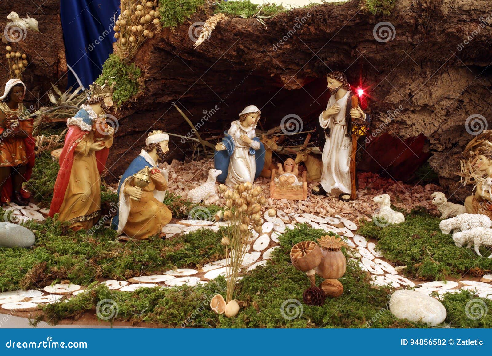 Nativity scene stock photo. Image of kings, peace, manger - 94856582