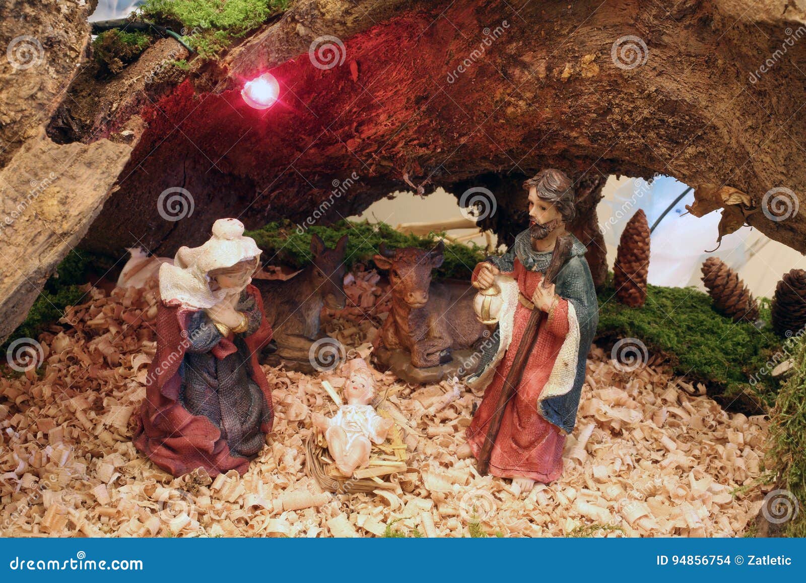 Nativity scene stock photo. Image of nativity, holiday - 94856754
